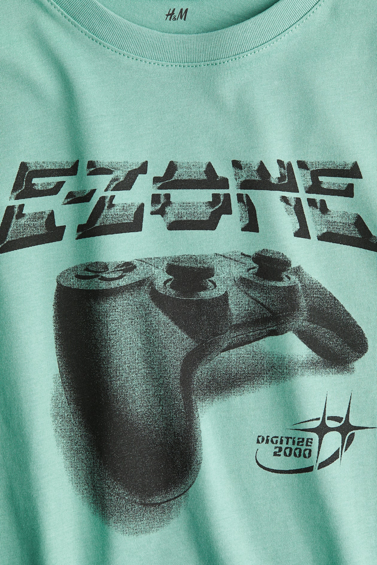 プリントコットンTシャツ - グリーン／E-Zone - Kids | H&M JP