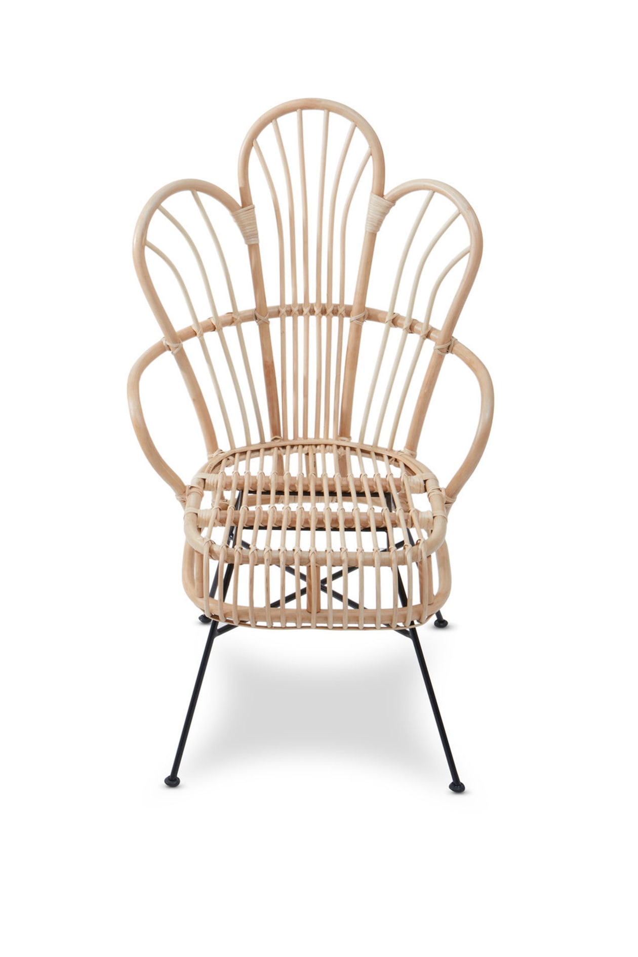 Black And Natural Java Natural Metal Back Chair at H&M Home | H&M GB