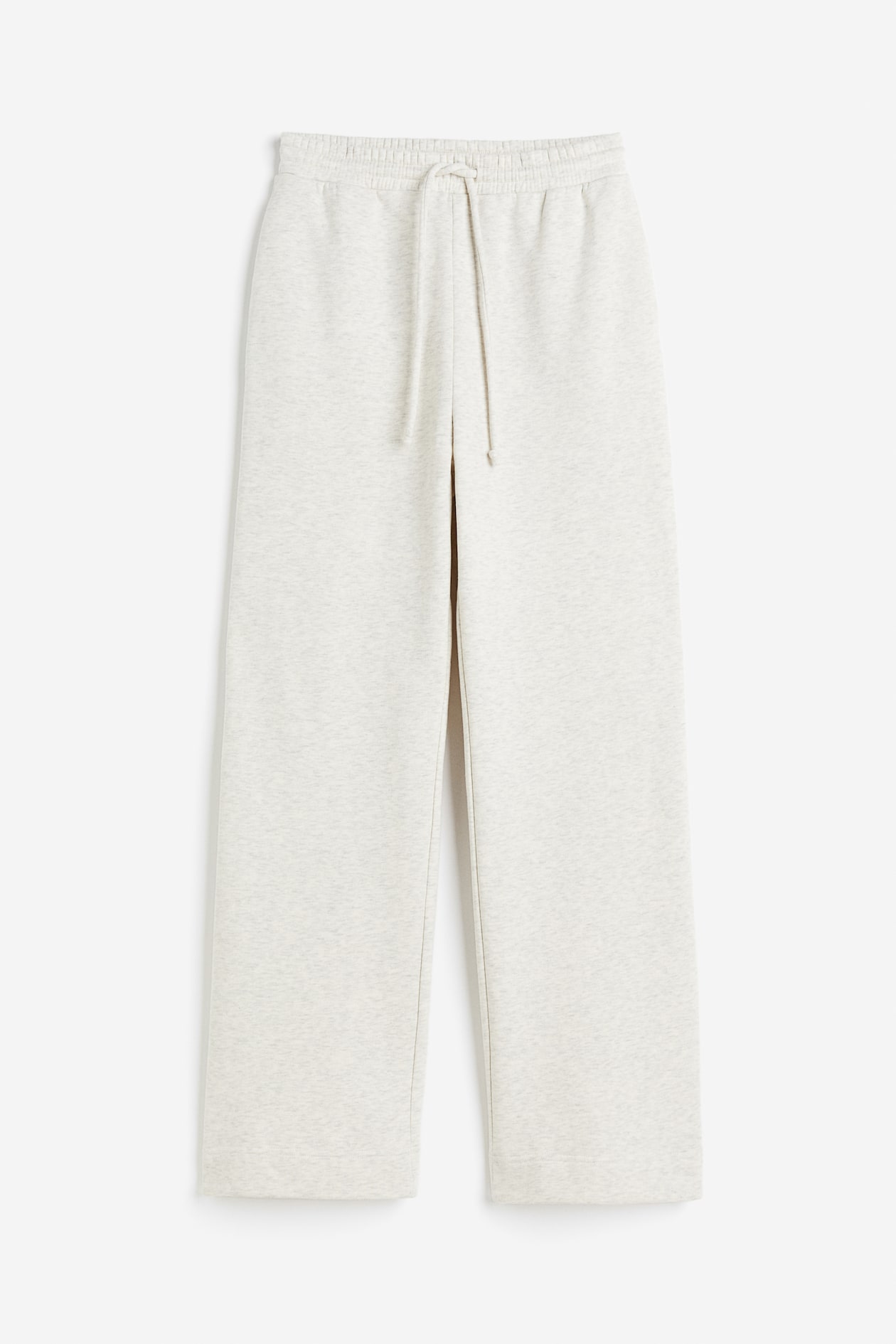 Women's Cream melange Wide-cut Sweatpants | H&M PH