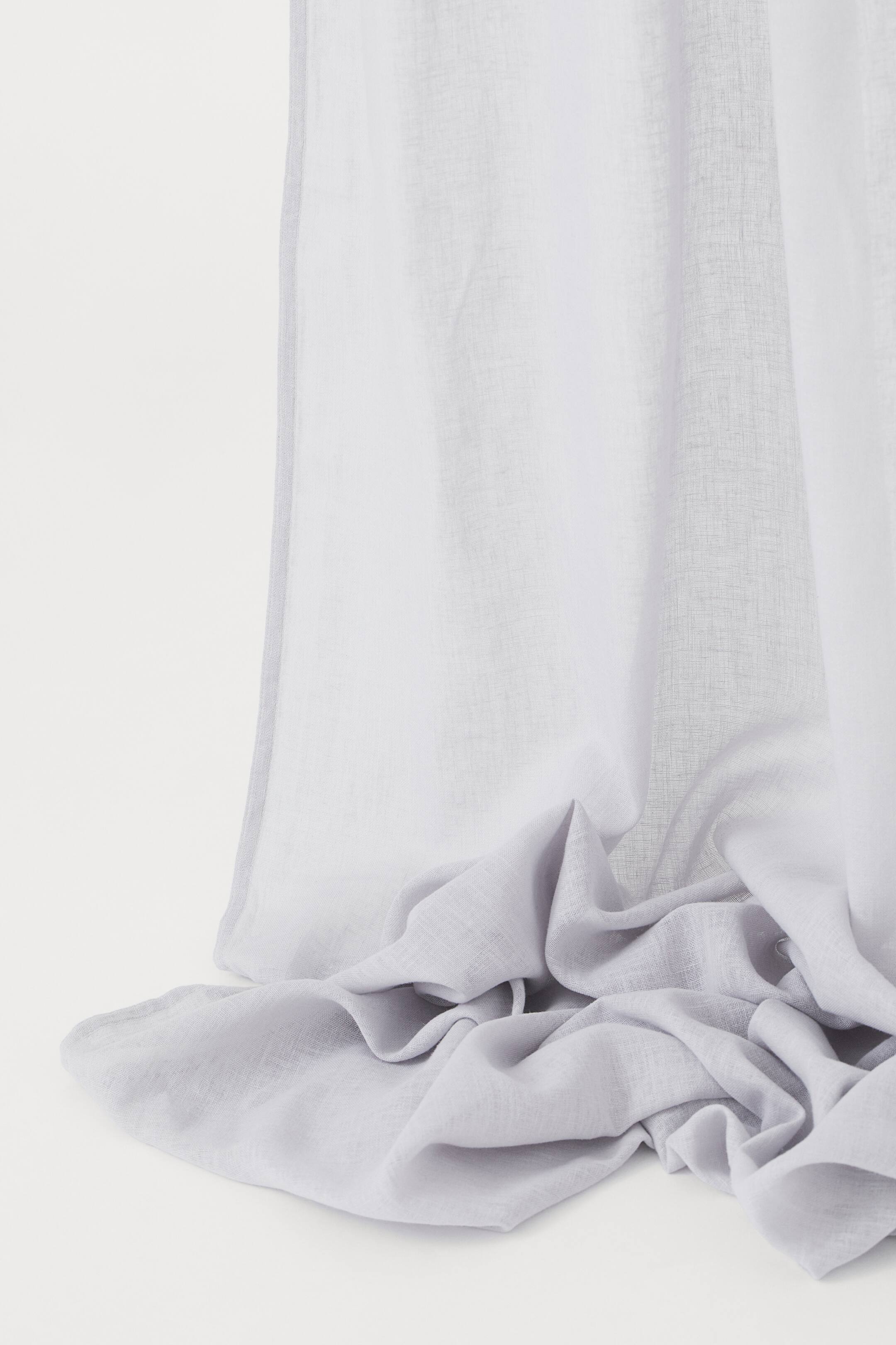 2-pack curtain lengths - Light grey - Home All | H&M GB