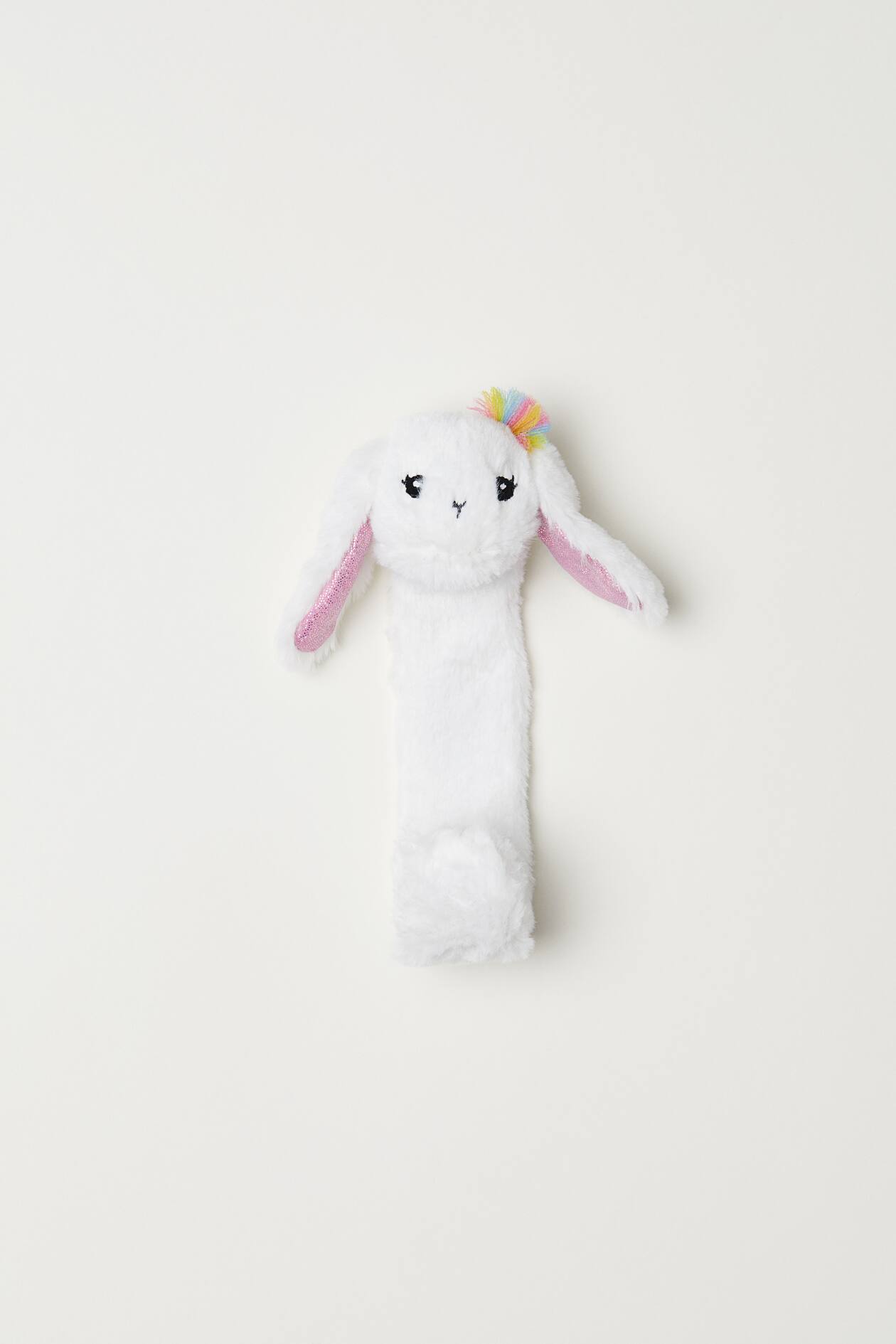 Snap-on Soft Toy Bracelet - White/rabbit - Kids | H&M CA