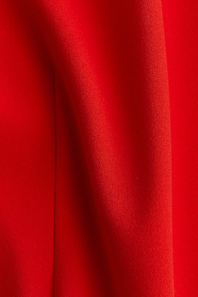 Defined-Waist Top - Red - Ladies | H&M US