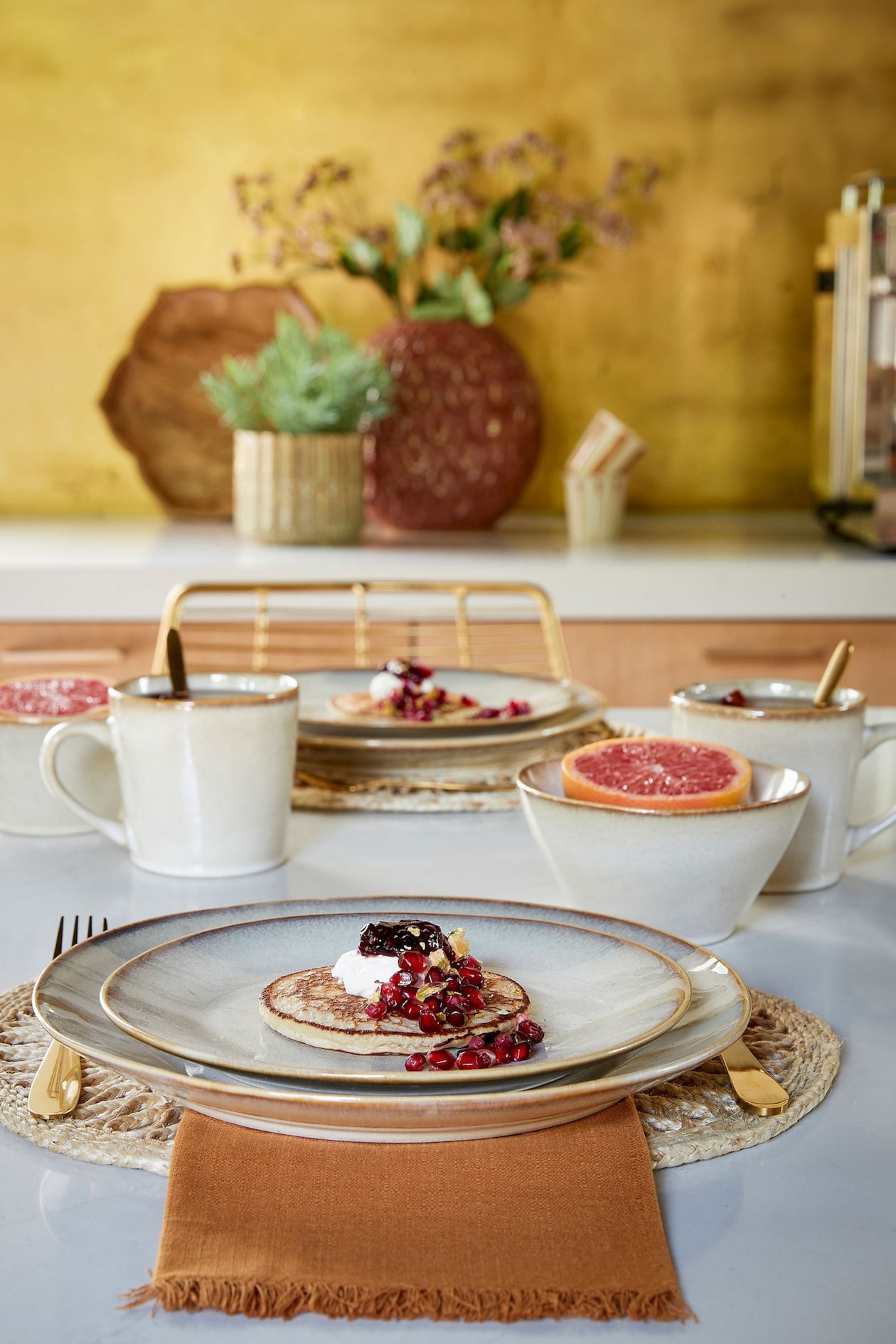 Conjunto De Louça Para 4 Pessoas - Bege - Mica Decorations - HOME | H&M PT