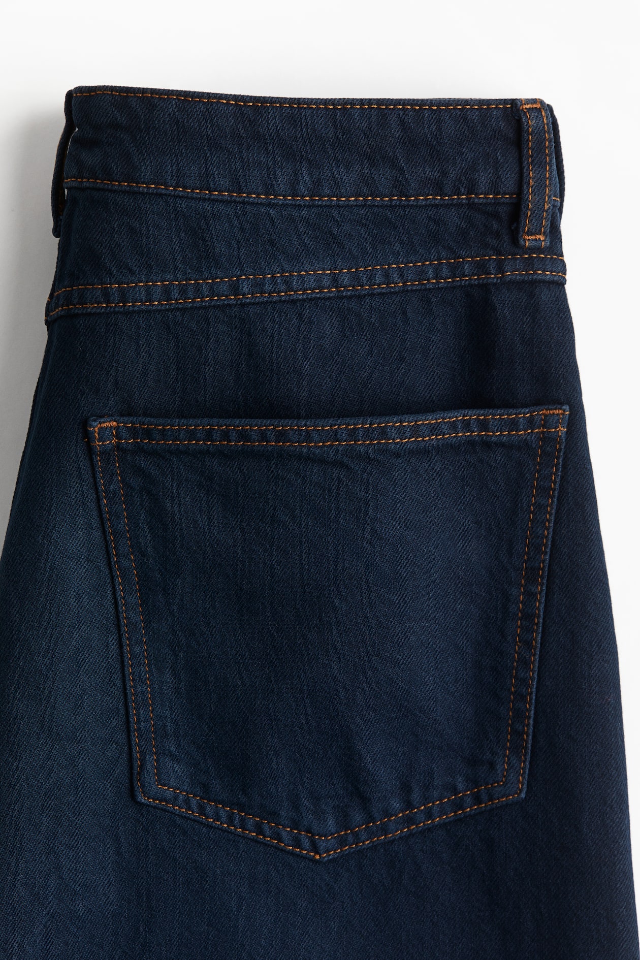 Women's Dark denim blue Barrel Regular Jeans | H&M US