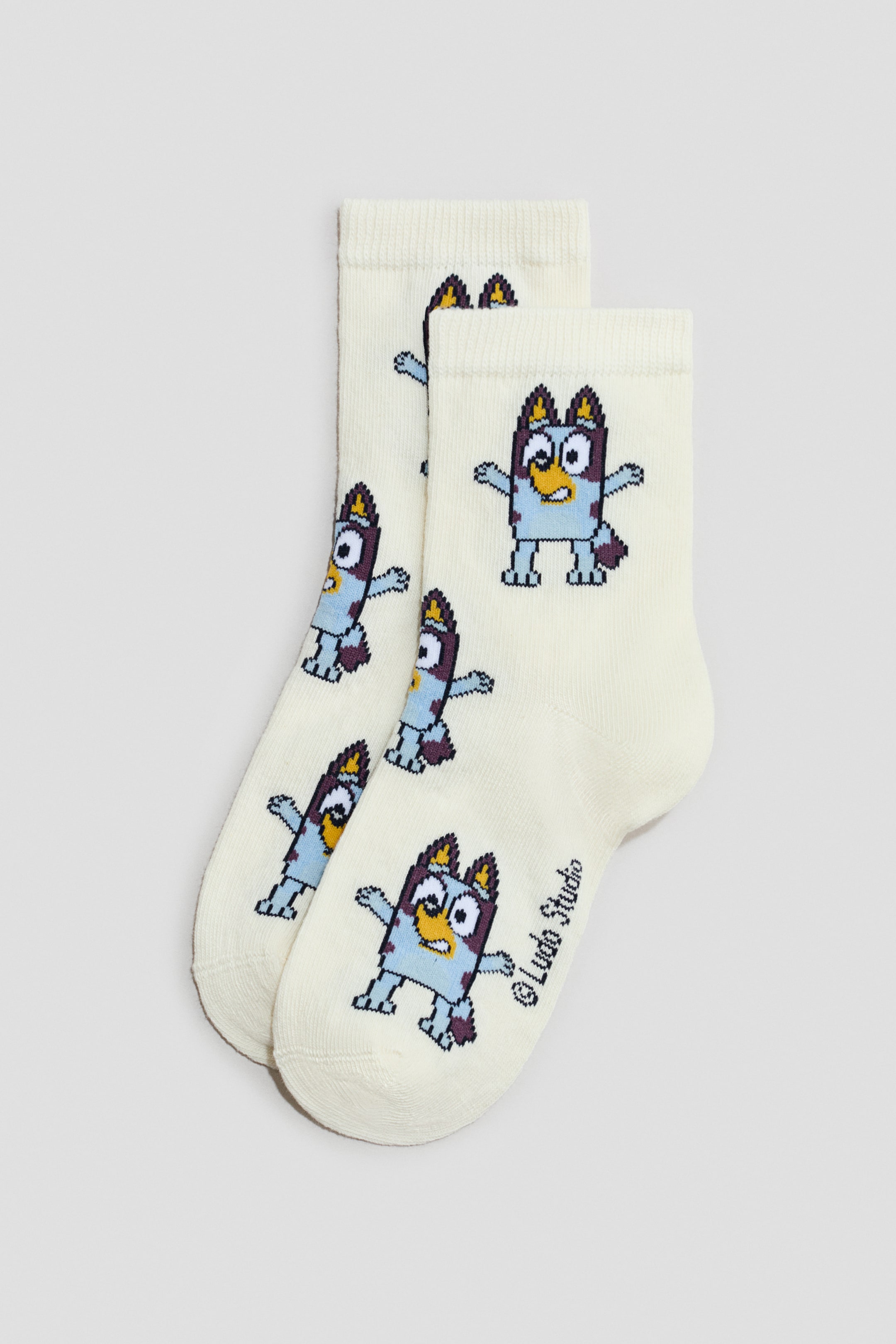 5-pack patterned socks - Light blue/Bluey - Kids | H&M GB