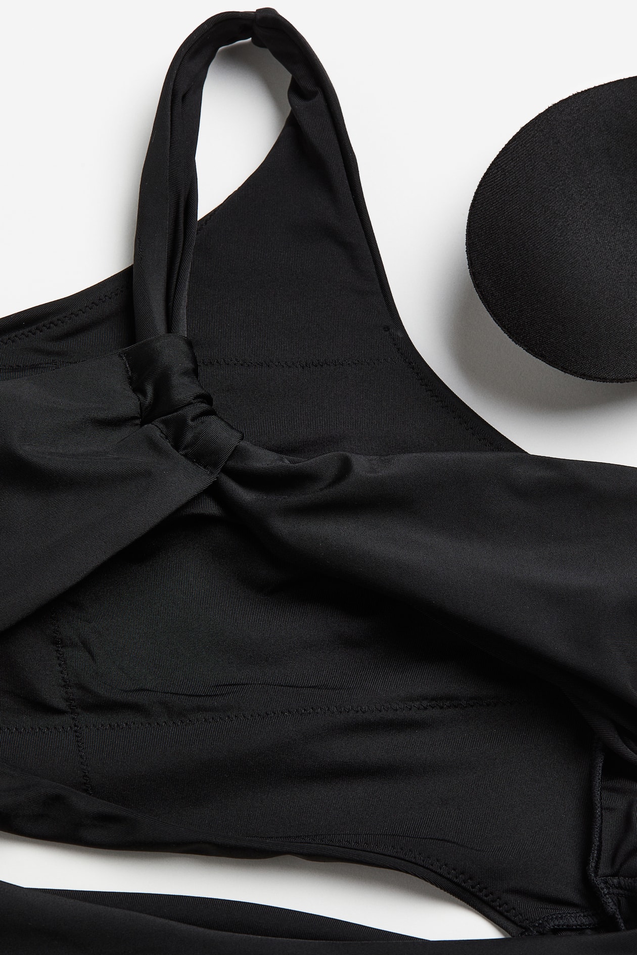 Padded-cup High-leg Swimsuit - Black - Ladies | H&M US