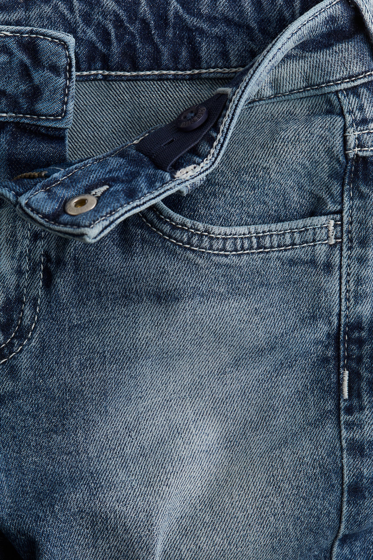 Relaxed Tapered Fit Jeans - Dark denim blue - Kids | H&M US