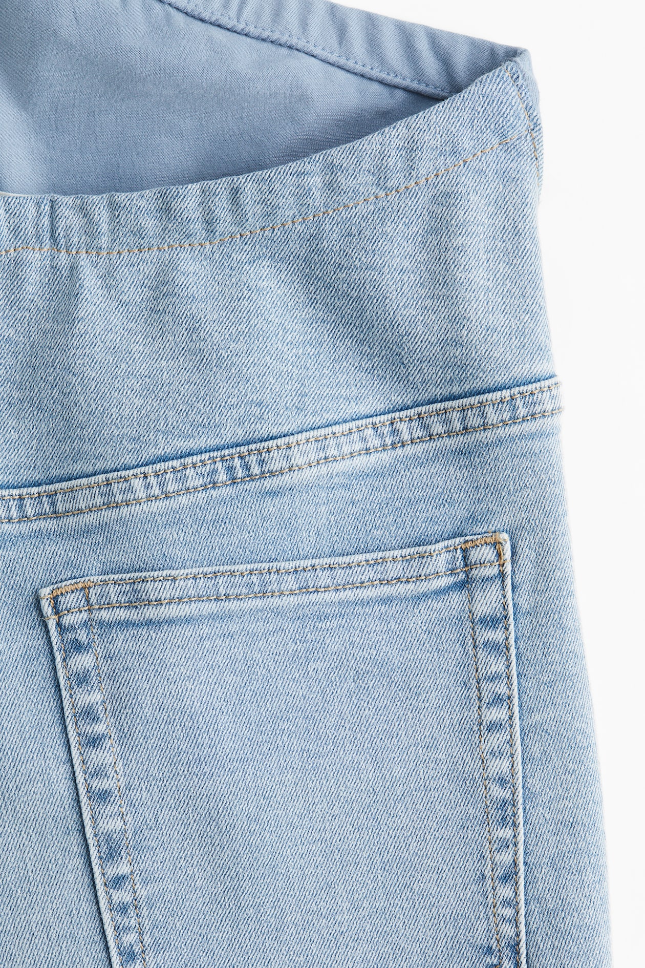 Women's Light denim blue MAMA Skinny Jeans | H&M US