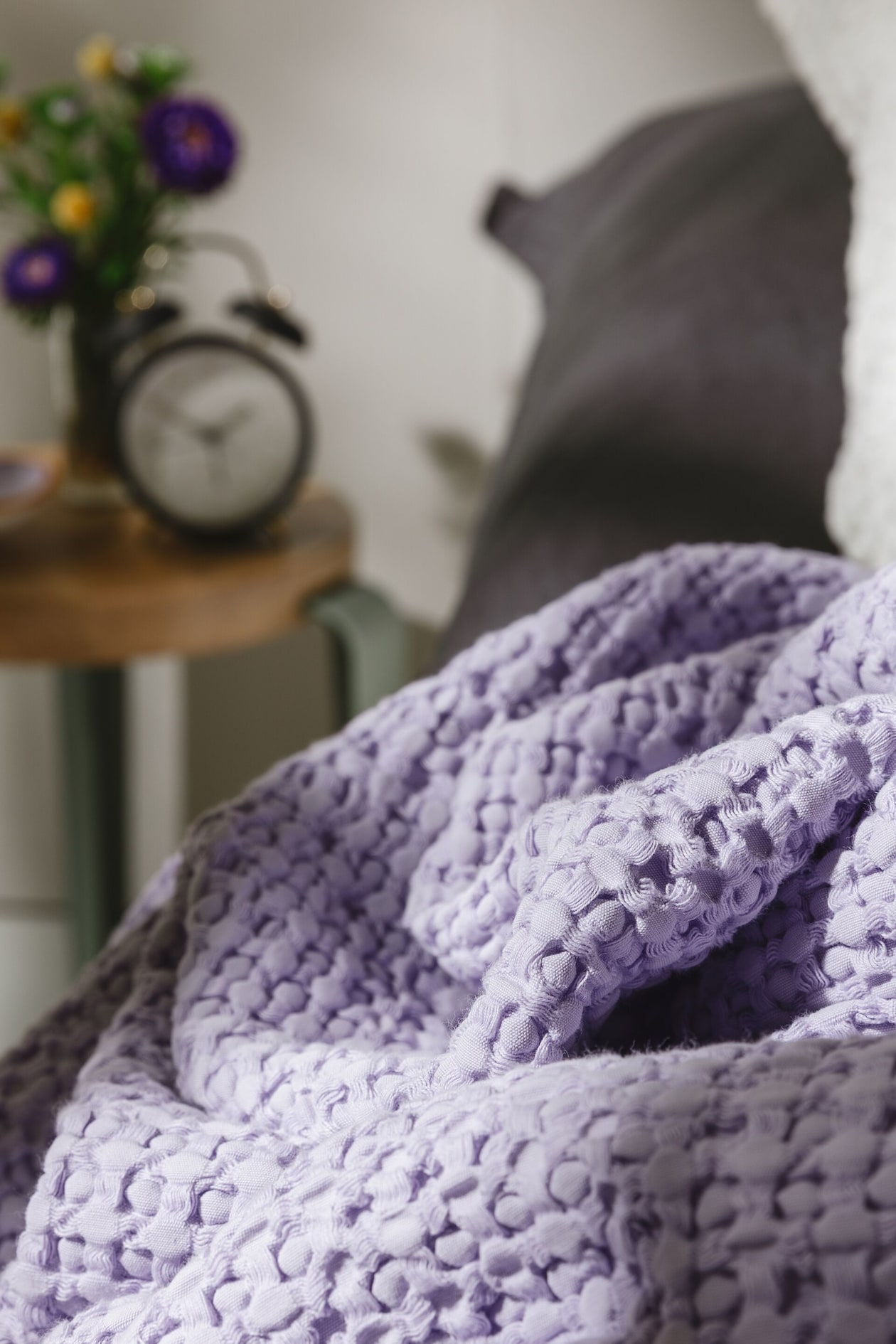 Baumwolldecke Cloe - Lila - benuta - Home All | H&M DE