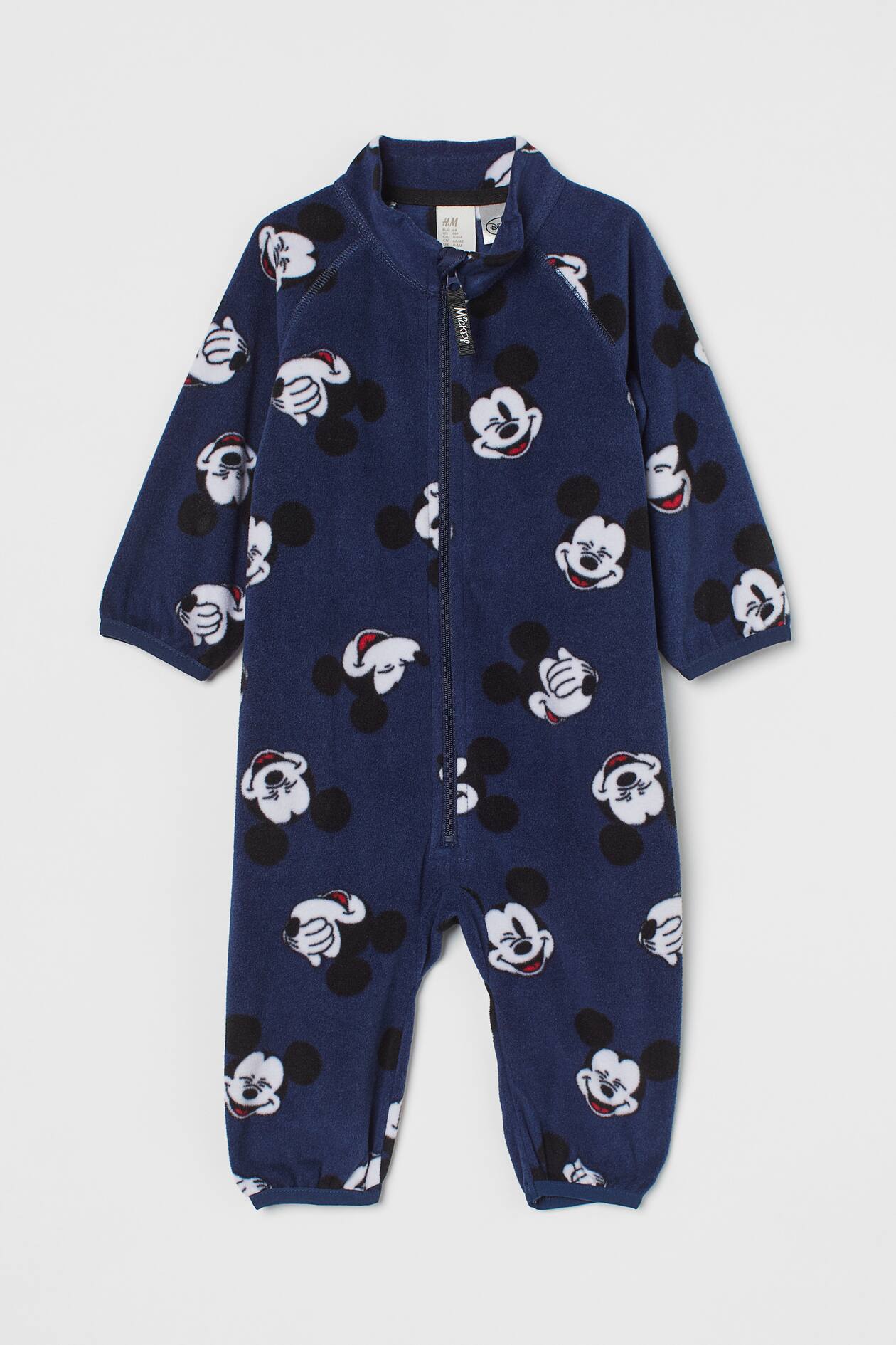 Mono en tejido polar - Azul oscuro/Mickey Mouse - NIÑOS | H&M ES