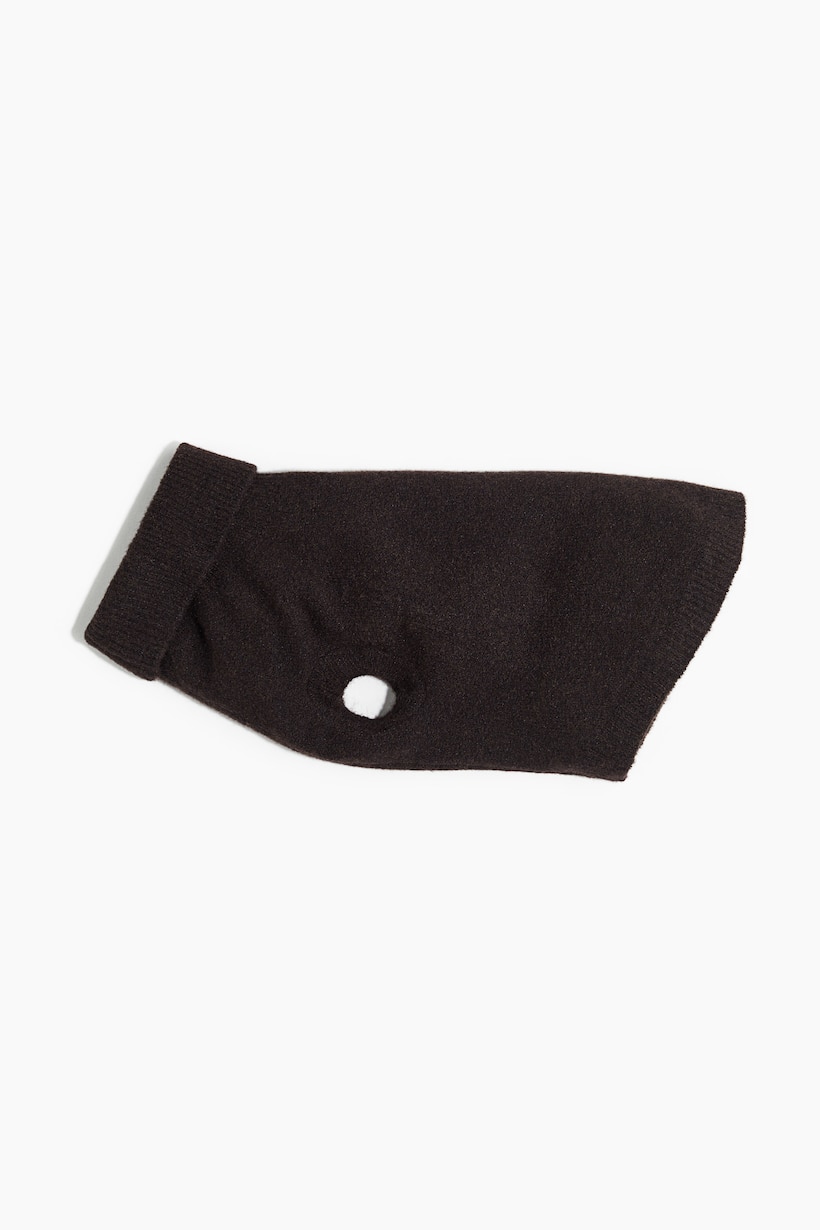 Suéter de perro en tejido fino - Café oscuro - Men | H&M MX