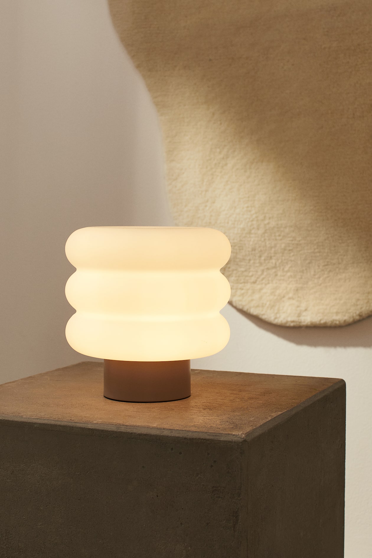 Glass table lamp - White - Home All | H&M GB