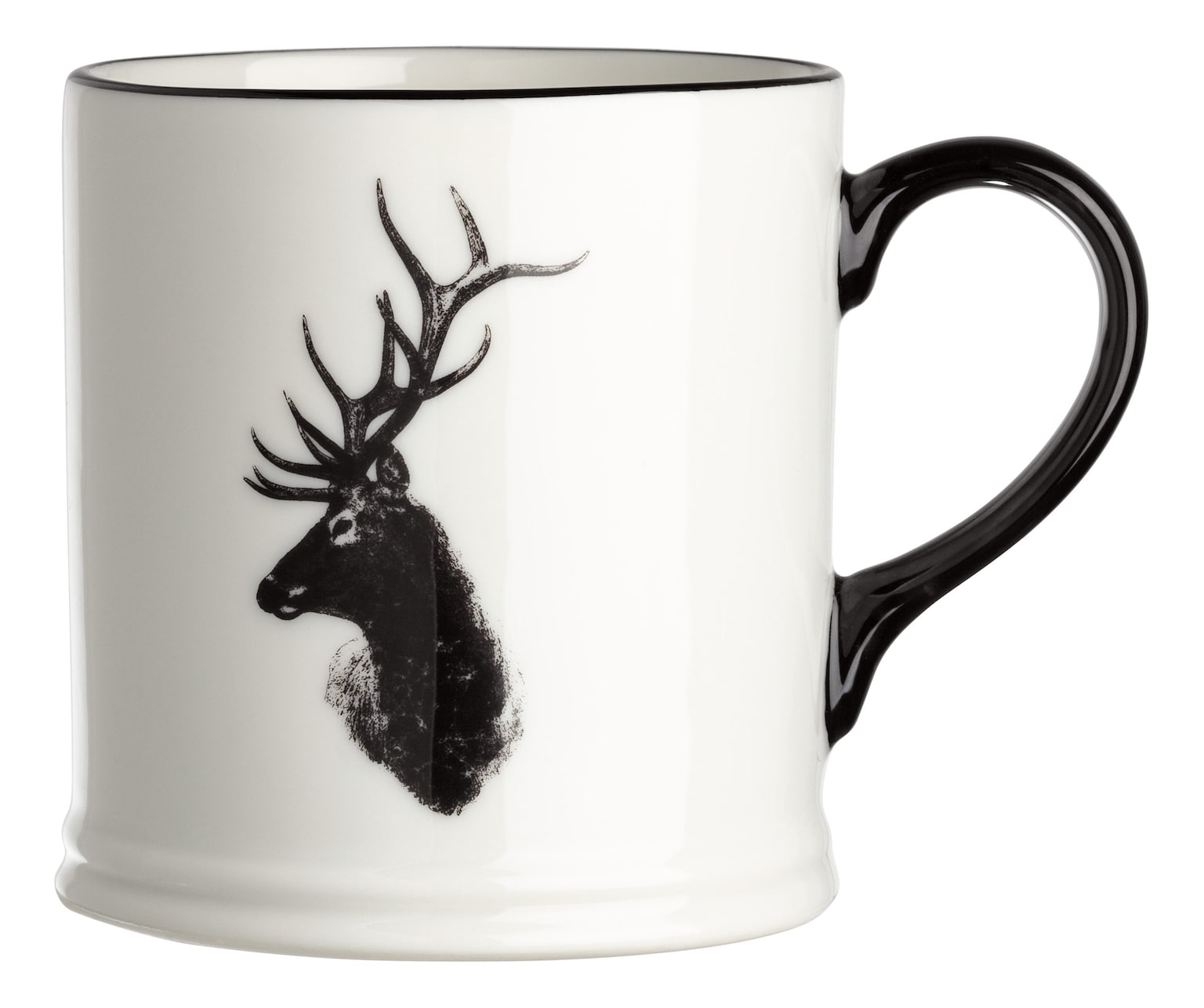 Printed Porcelain Mug - White/deer - Home All | H&M US