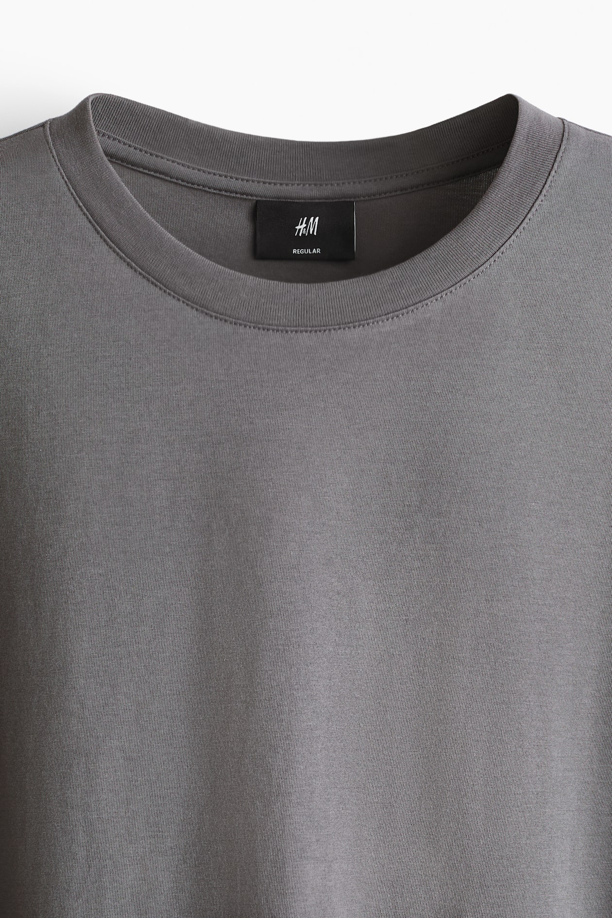 Playera Regular Fit - Gris oscuro - Men | H&M MX