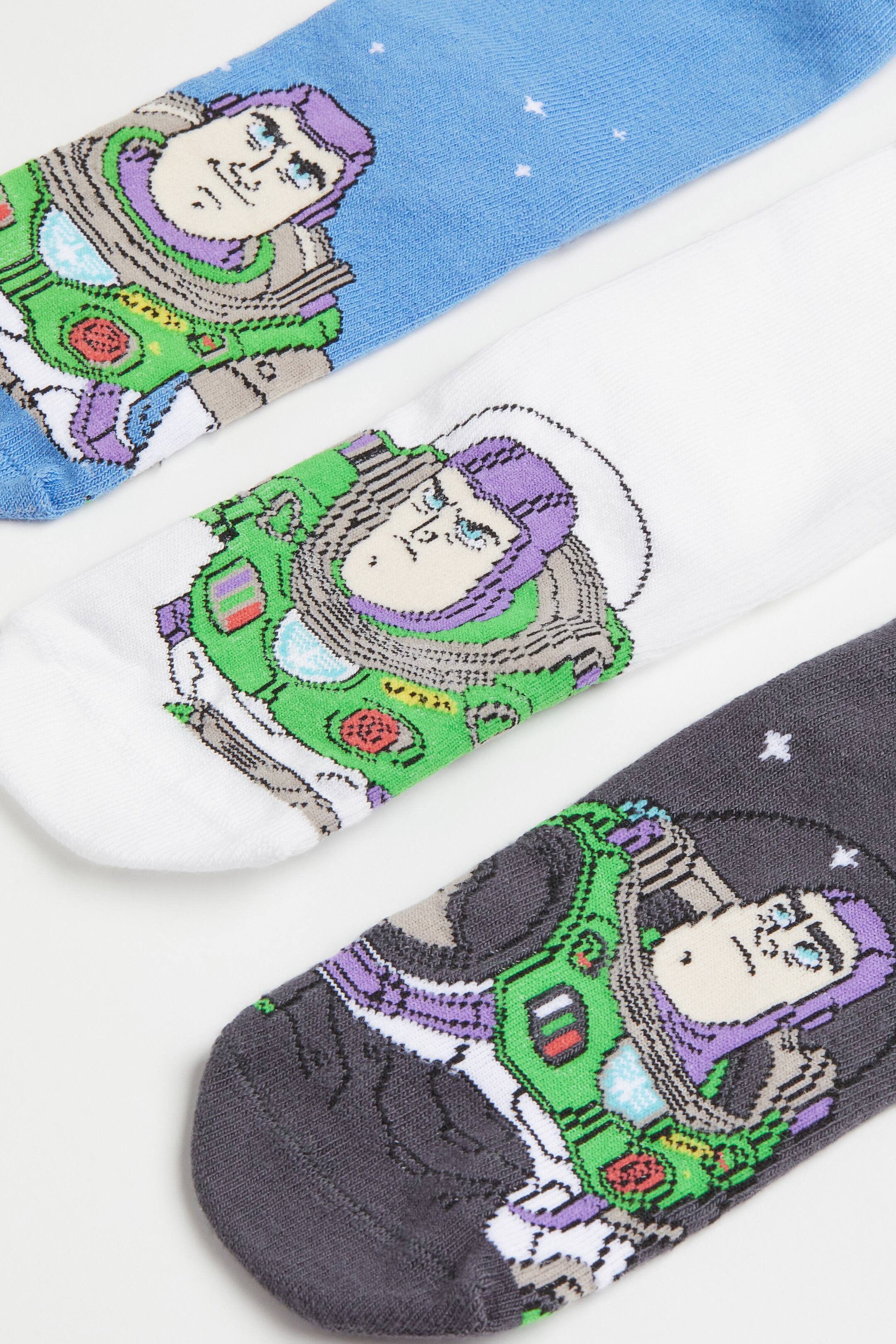 5-pack patterned socks - White/Lightyear - Kids | H&M IE