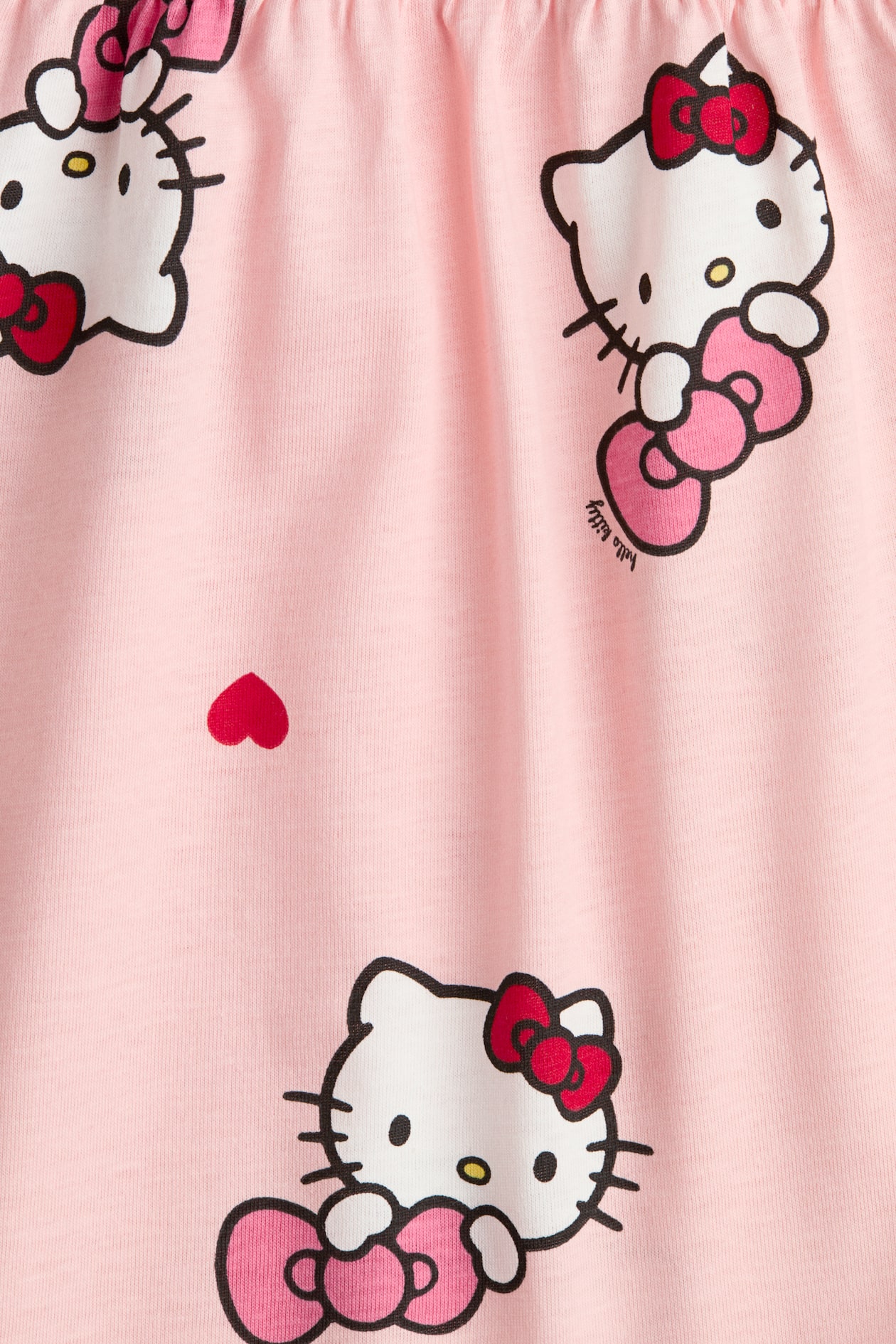 Light pink/Hello Kitty Printed Cotton Dress for kids | H&M US