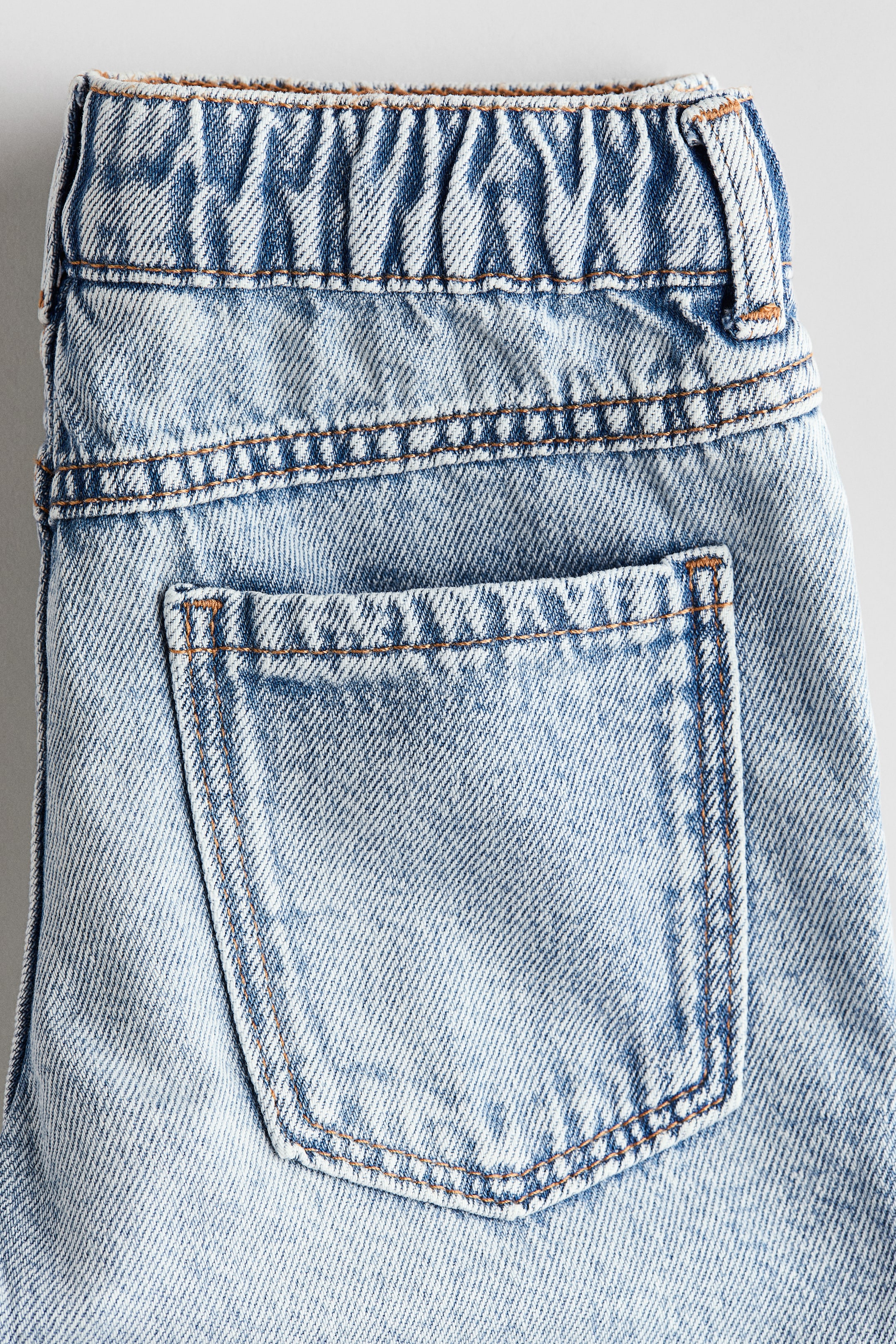 Light denim blue/Pokémon Printed Denim Shorts for kids | H&M US