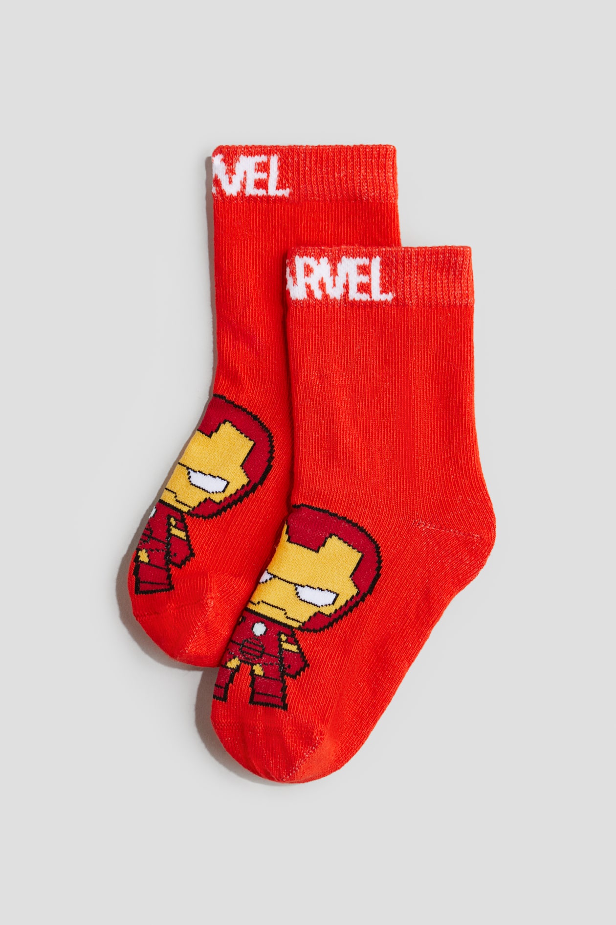 Red/Marvel 5-Pack Patterned Socks for kids | H&M US