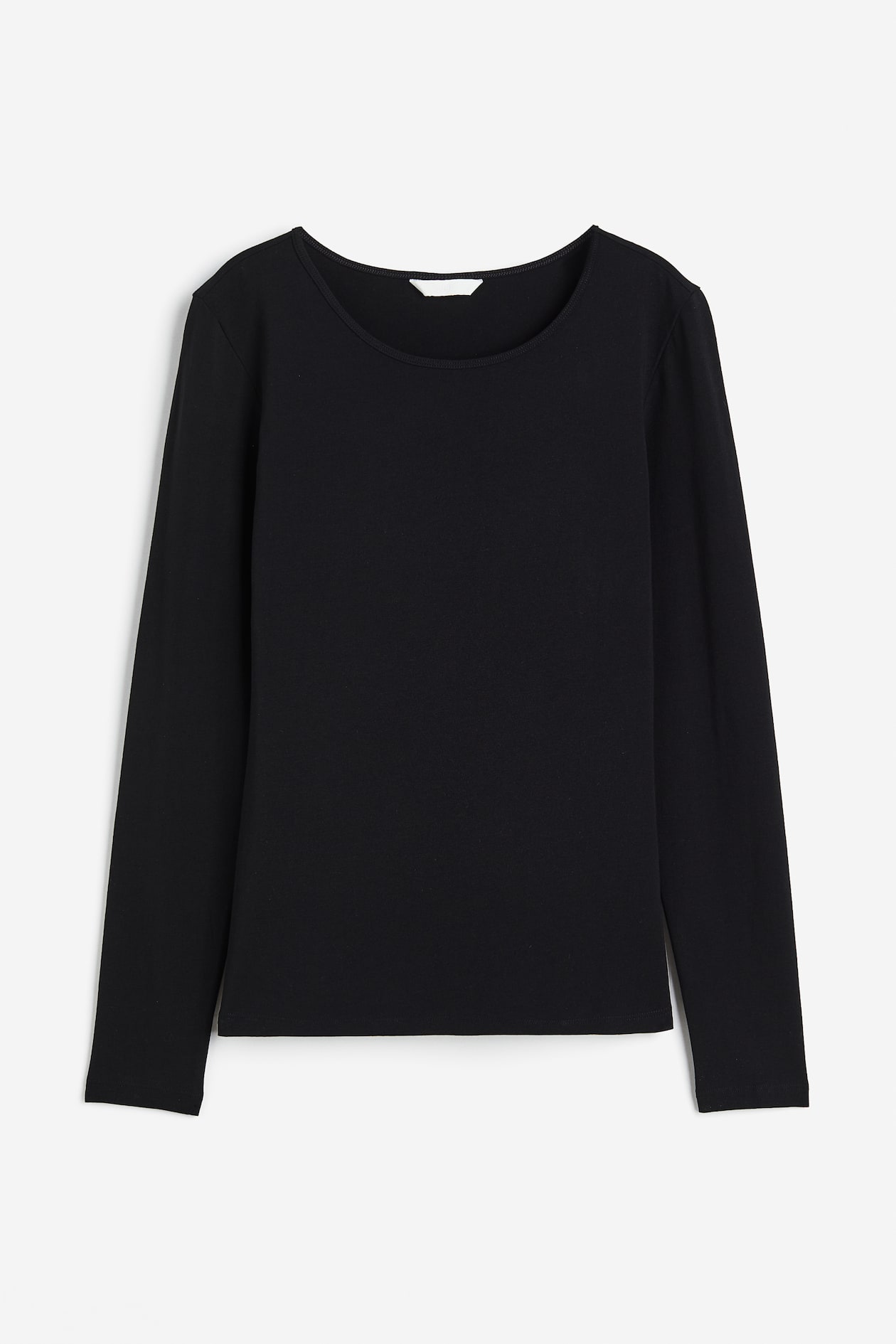 Long-sleeved jersey top - Black - Ladies | H&M GB