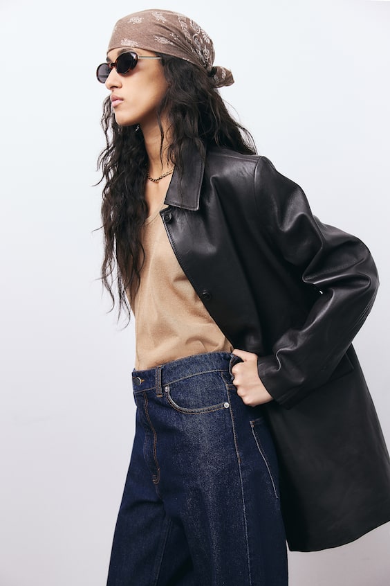 Patterned Scarf - Brown/paisley-patterned - Ladies | H&M US