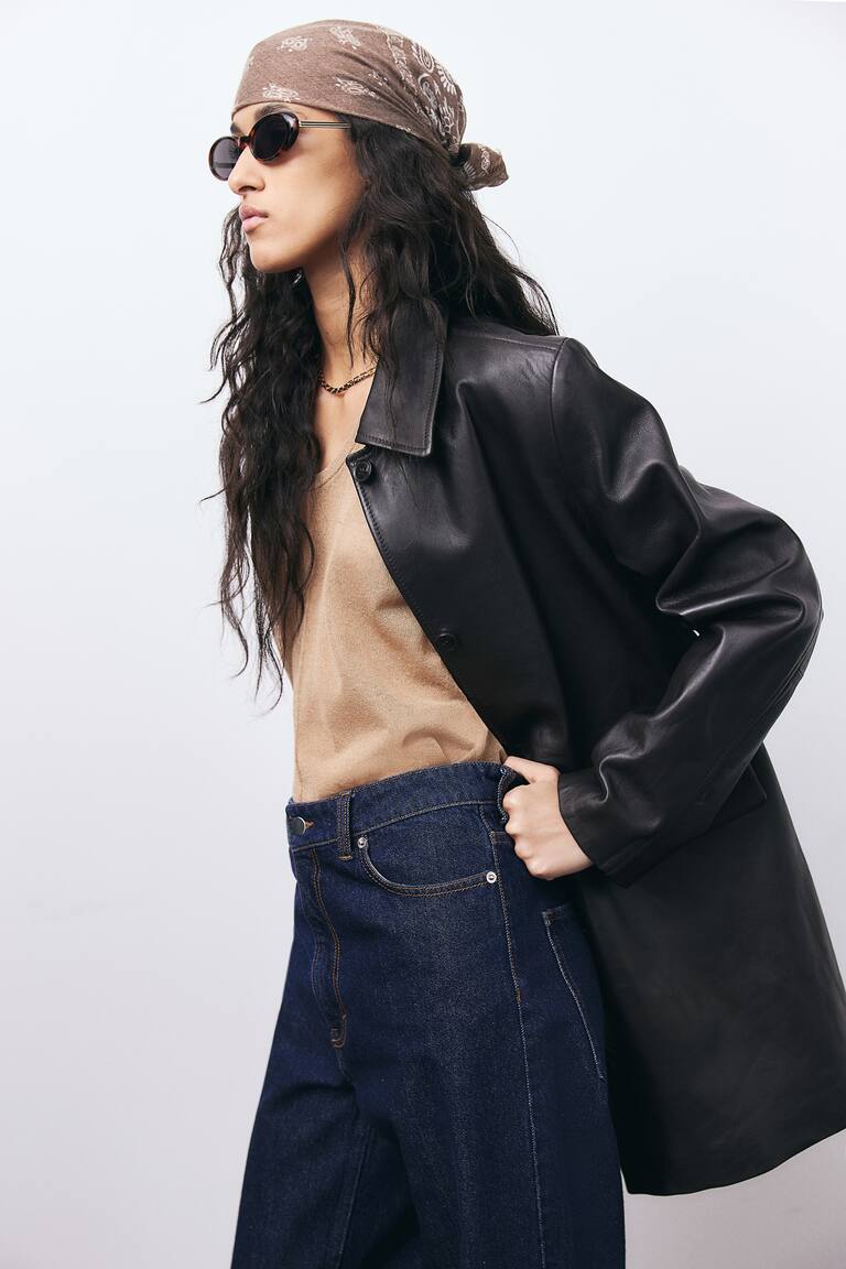 Patterned Scarf - Brown/paisley-patterned - Ladies | H&M US