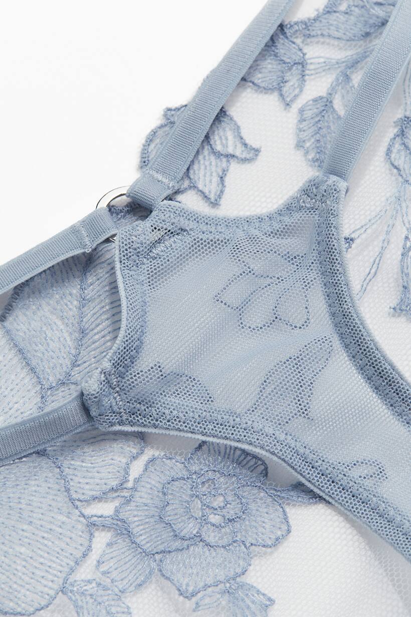Women's Light blue Lace thong briefs | H&M IE
