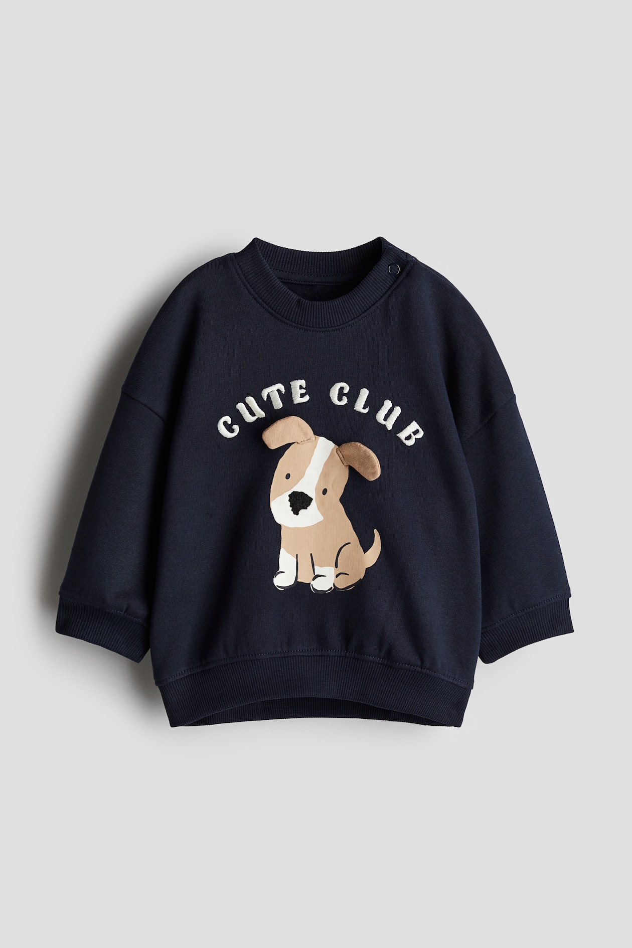 Navy blue/Cute Club Sweatshirt with Motif for kids | H&M CA