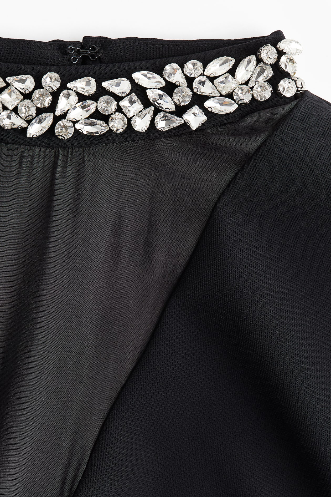 Women's Black Rhinestone-Embellished Top | H&M US