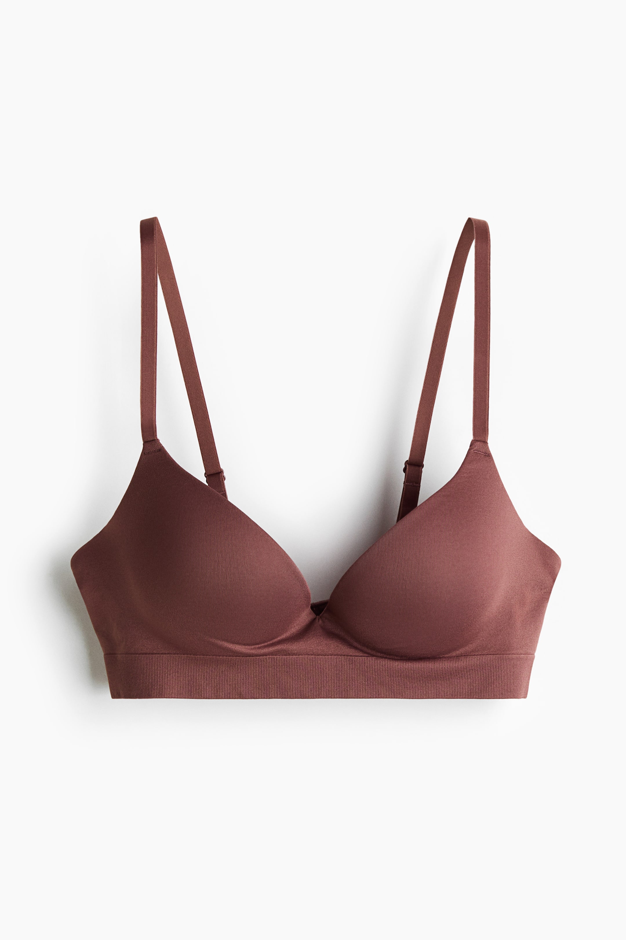 Women's Dark dusty pink Seamless Super Push-up Bra | H&M CA