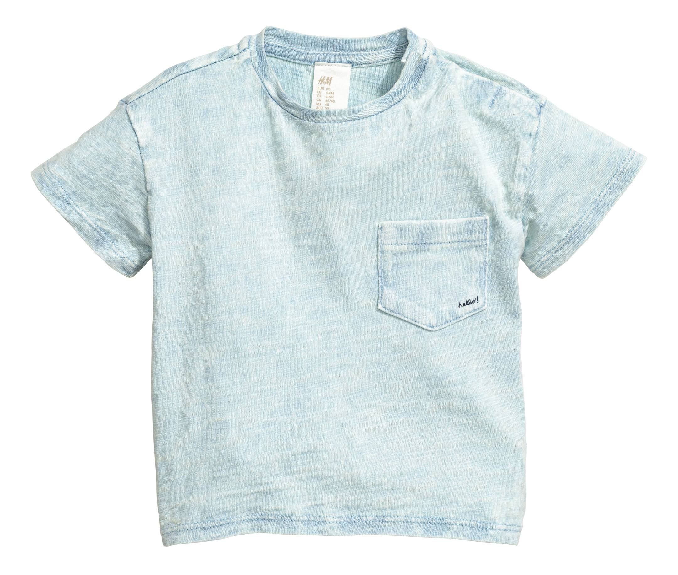 Washed T-shirt - Light blue washed out - Kids | H&M US