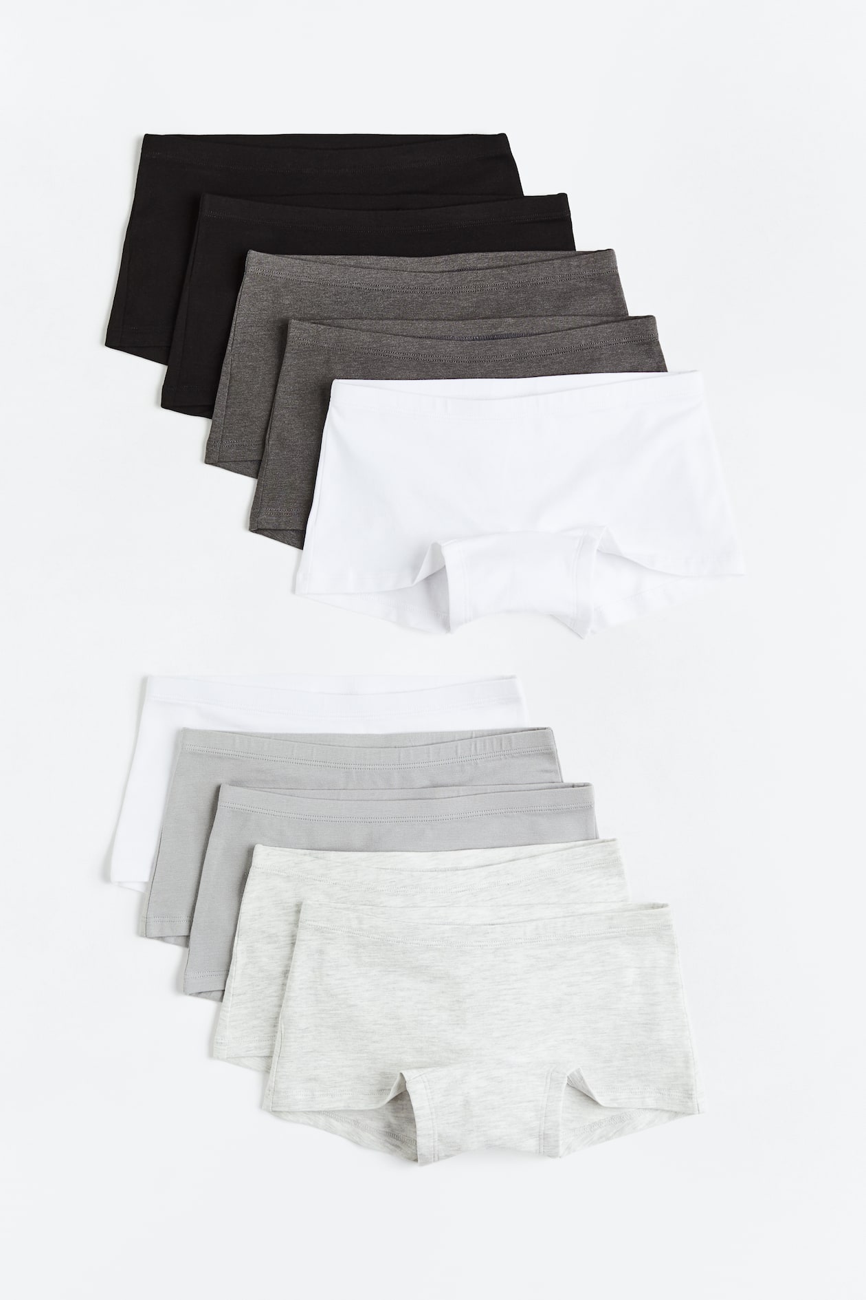 Dark gray/light gray 10-Pack Boxer Briefs for kids | H&M PH