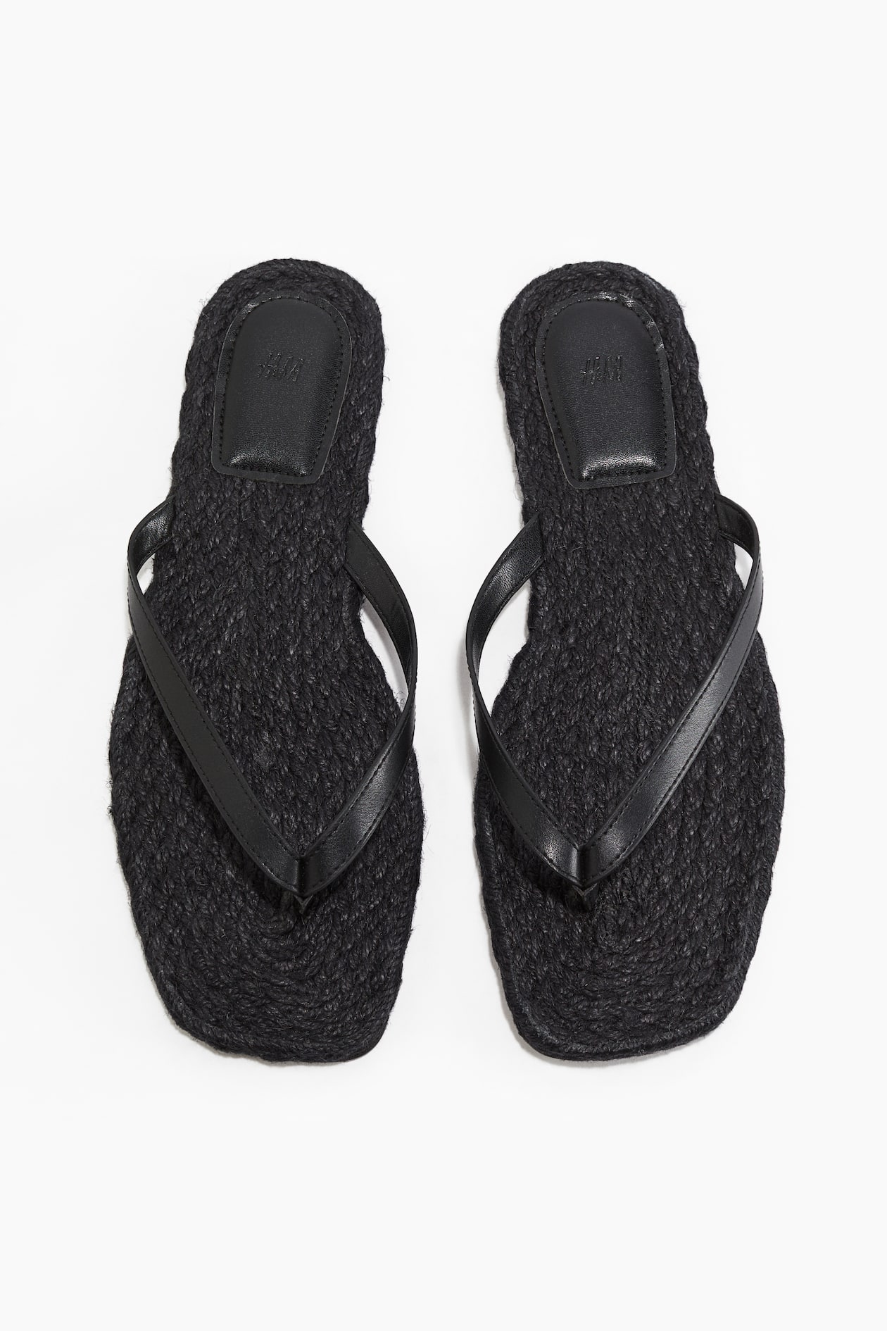 Chancletas estilo alpargata - Negro - MUJER | H&M ES