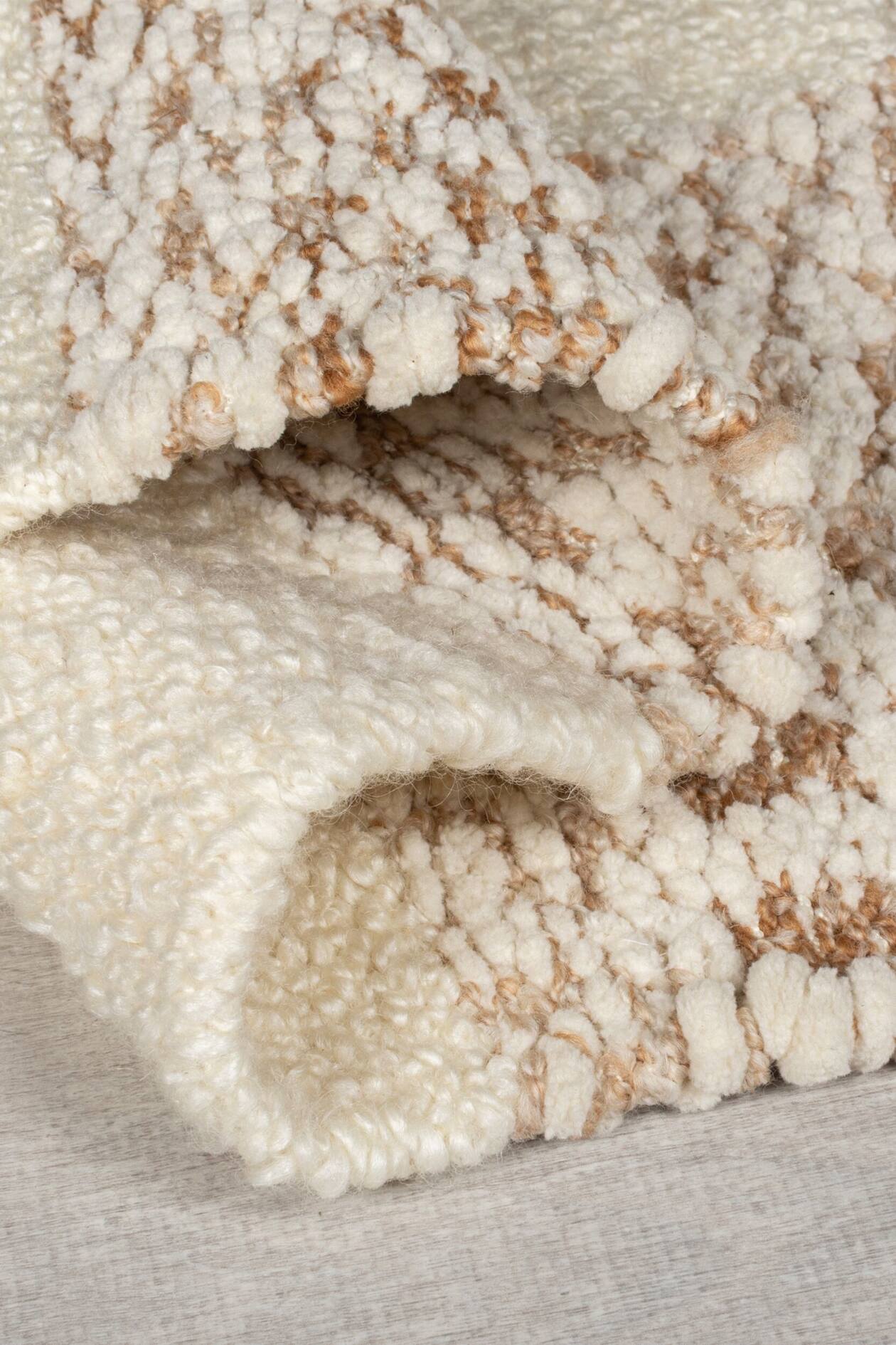 Eric Rutig Matta I Bomullsblandning - Beige/naturlig - Flair Rugs ...