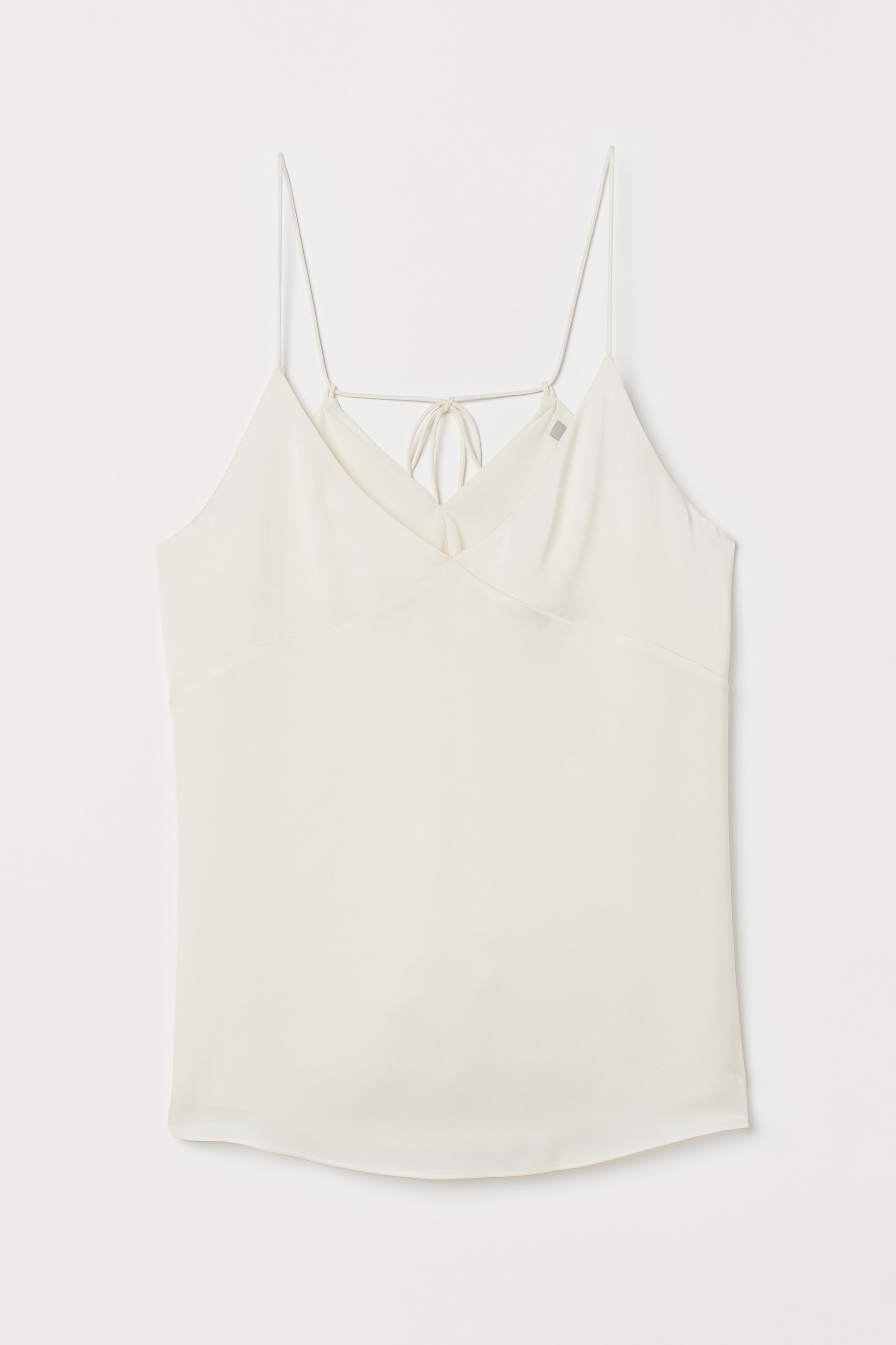 V-neck Camisole Top - Cream - Ladies | H&M CA