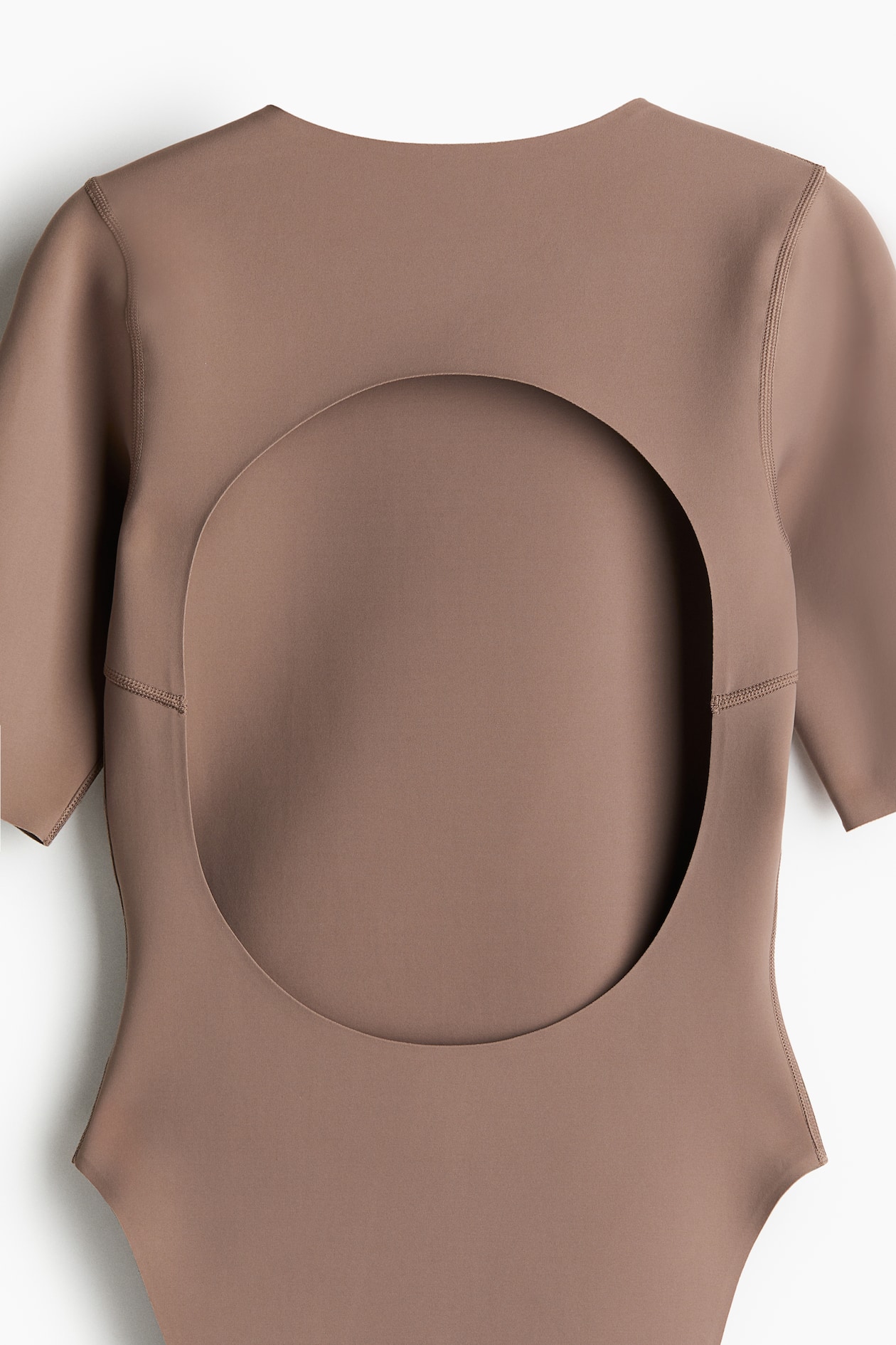 Scuba sports swimsuit - Dark beige - Ladies | H&M