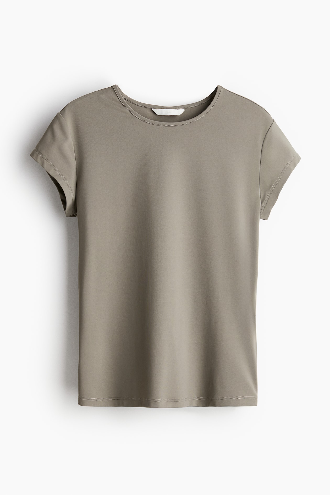 Women's Taupe Fitted T-shirt | H&M CA