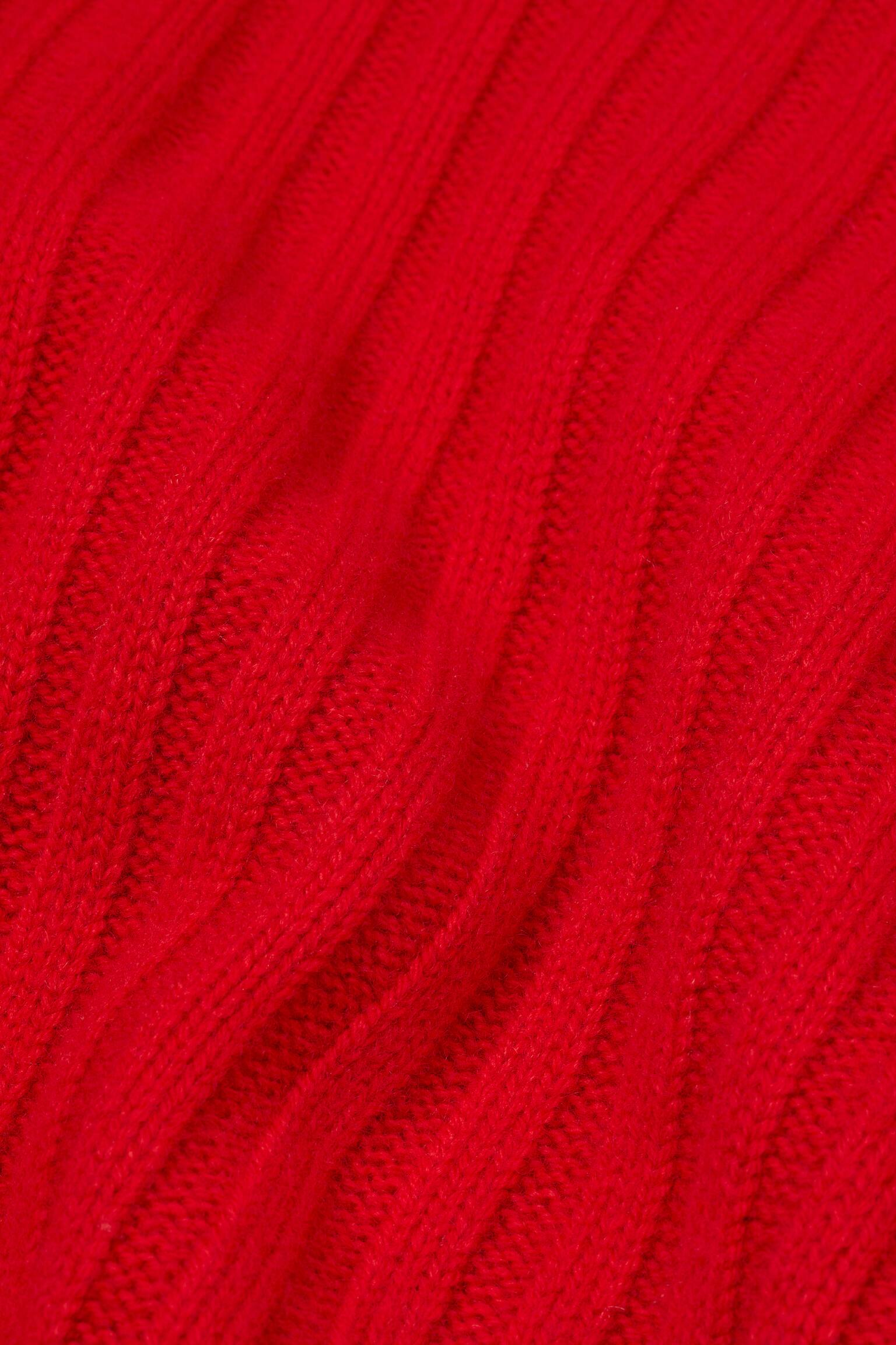 Gerippter Wollpullover - Knallrot - Ladies | H&M DE