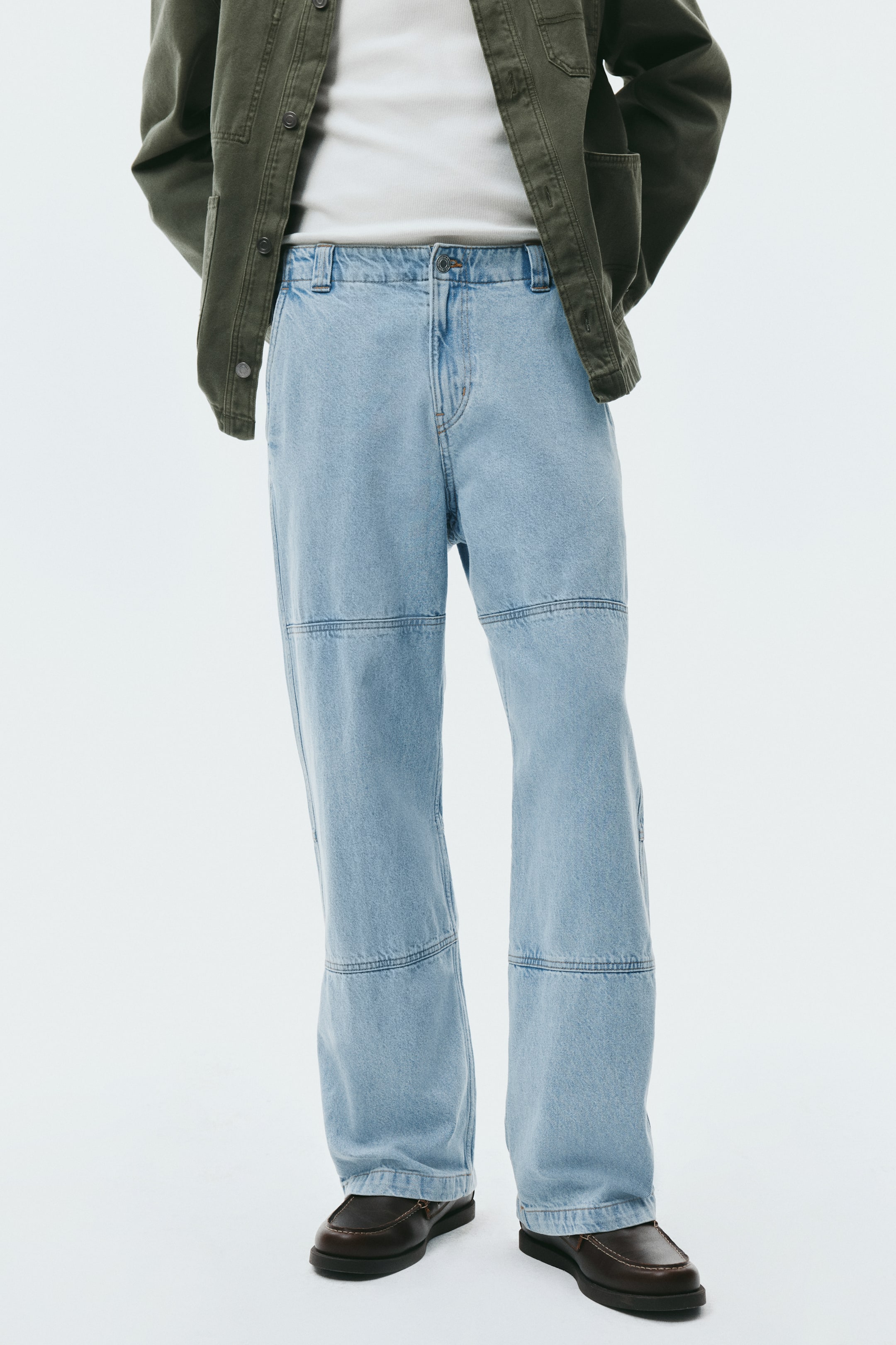 Loose Fit Worker jeans - Denim blue - Men | H&M MY