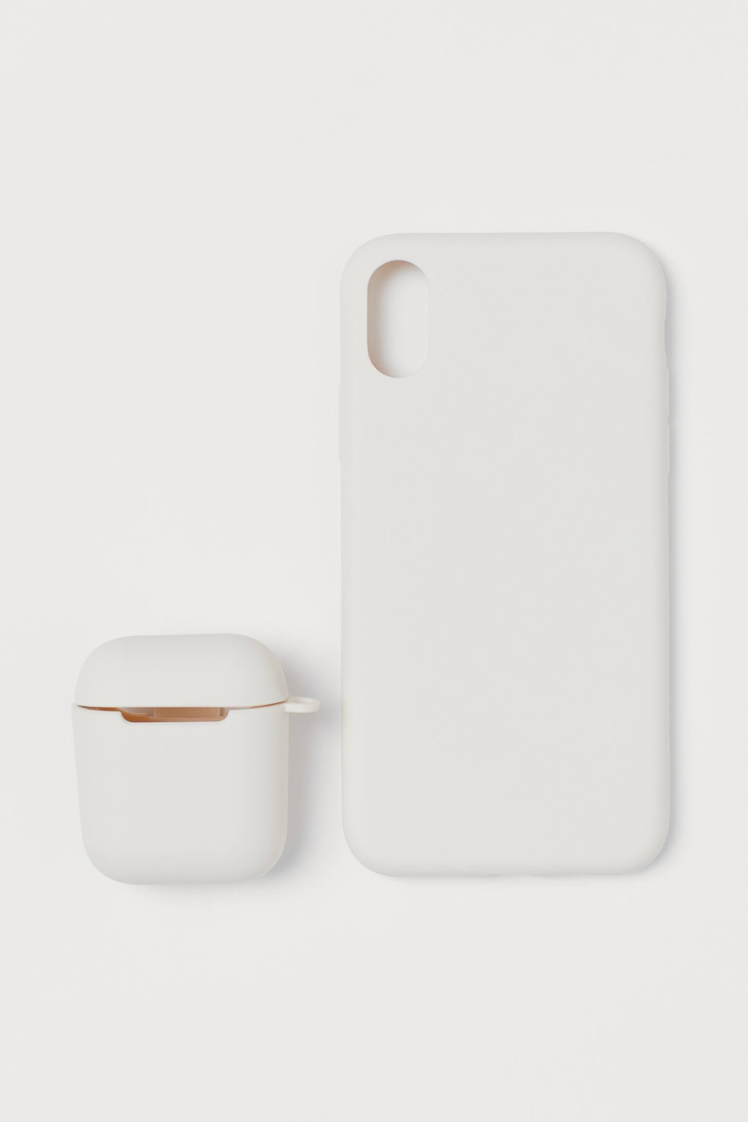 iPhone case and AirPod case - Cream - Ladies | H&M HK