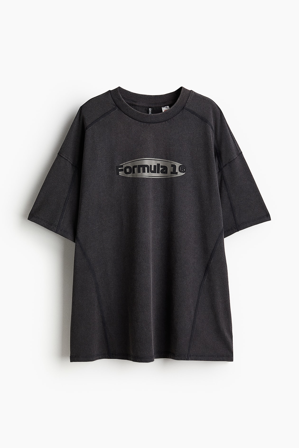 Oversized Printed T-shirt - Black/Formula 1 - Ladies | H&M US