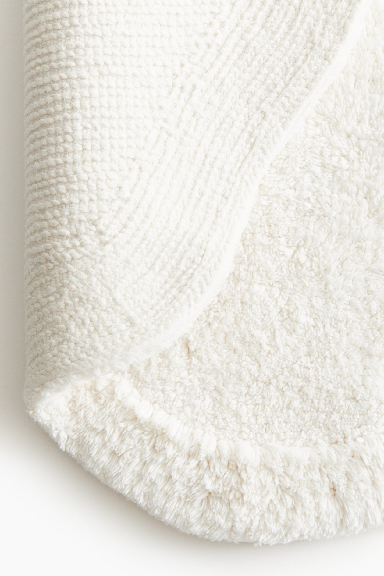 Getufte katoenen badmat - Wit - HOME | H&M NL