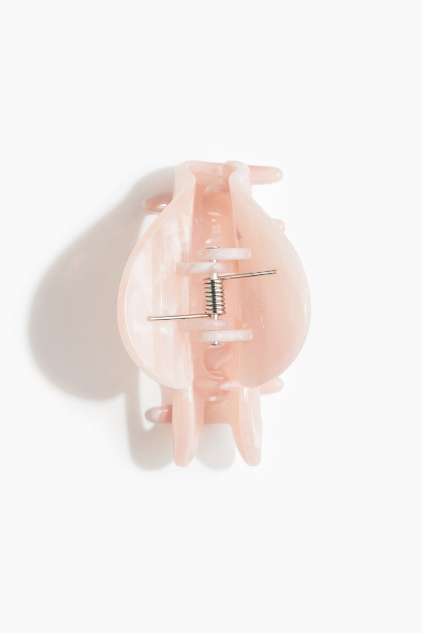 Women's Light pink/marbled Heart-Shaped Hair Claw | H&M US