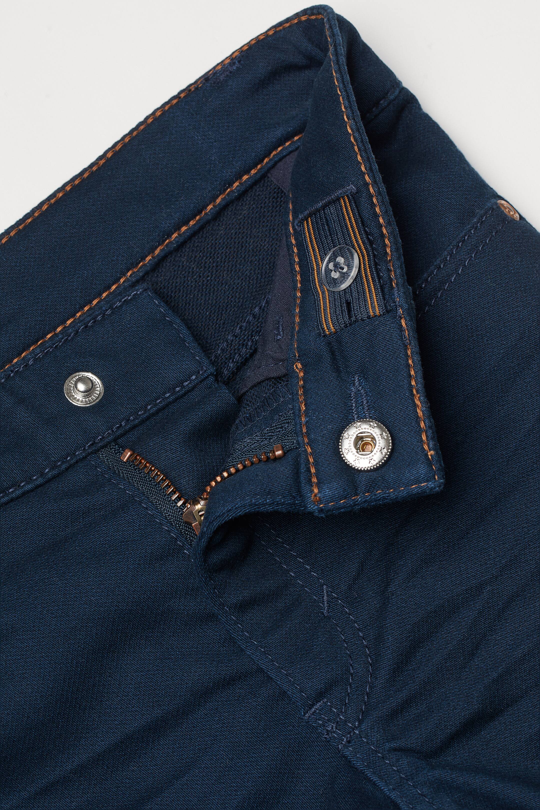 Super Soft Skinny Fit Trousers - Navy blue - Kids | H&M IE