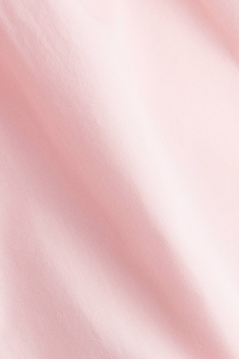 Pink Tie-Detail Cotton Dress for kids | H&M US