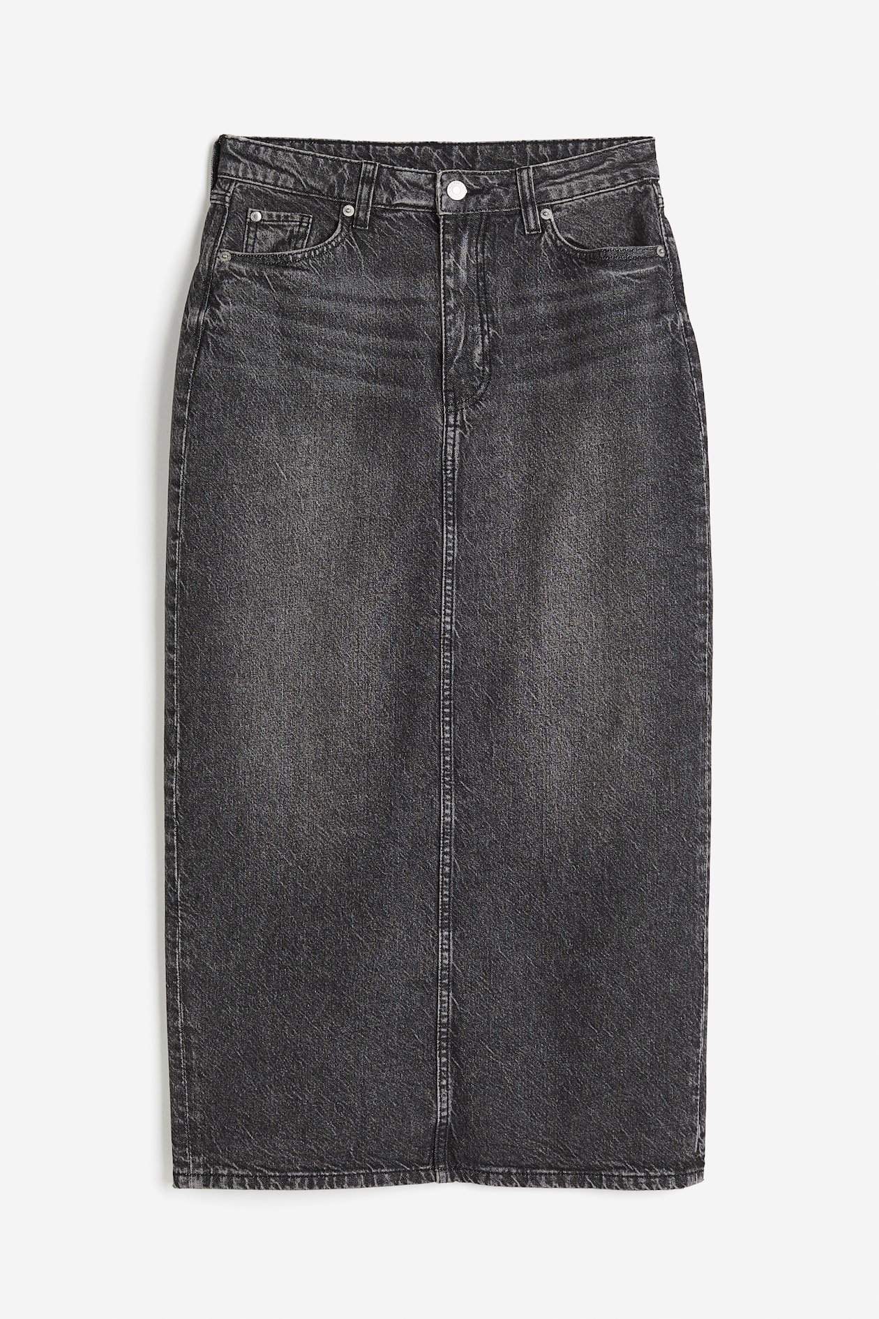 Denim rok - Donkergrijs - DAMES | H&M NL