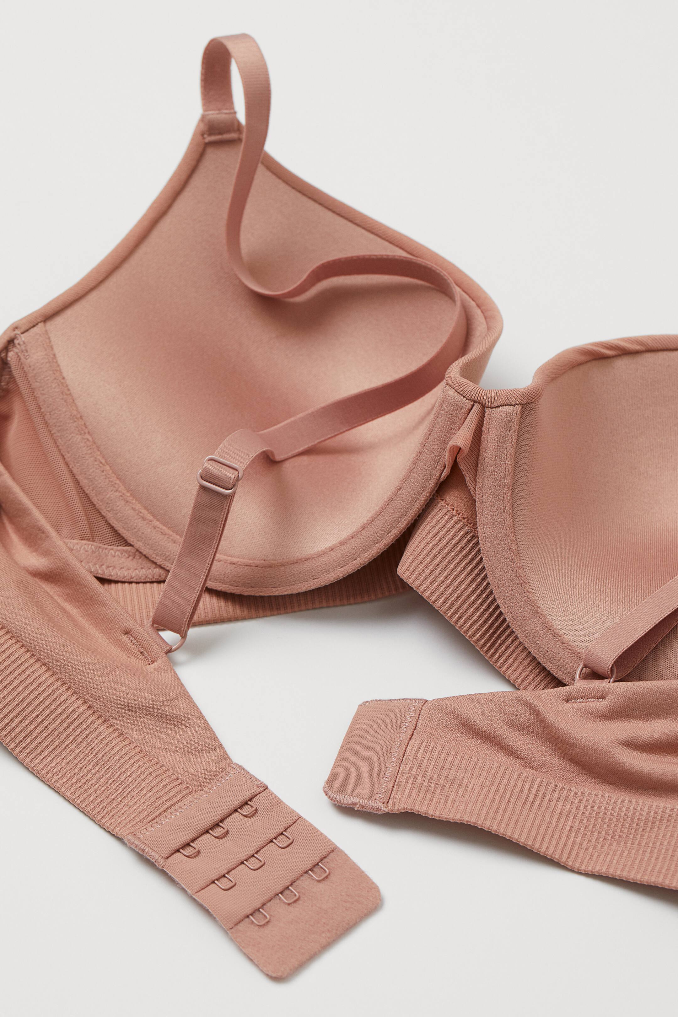 Seamless Jersey Push-up Bra - Light beige - Ladies | H&M CA