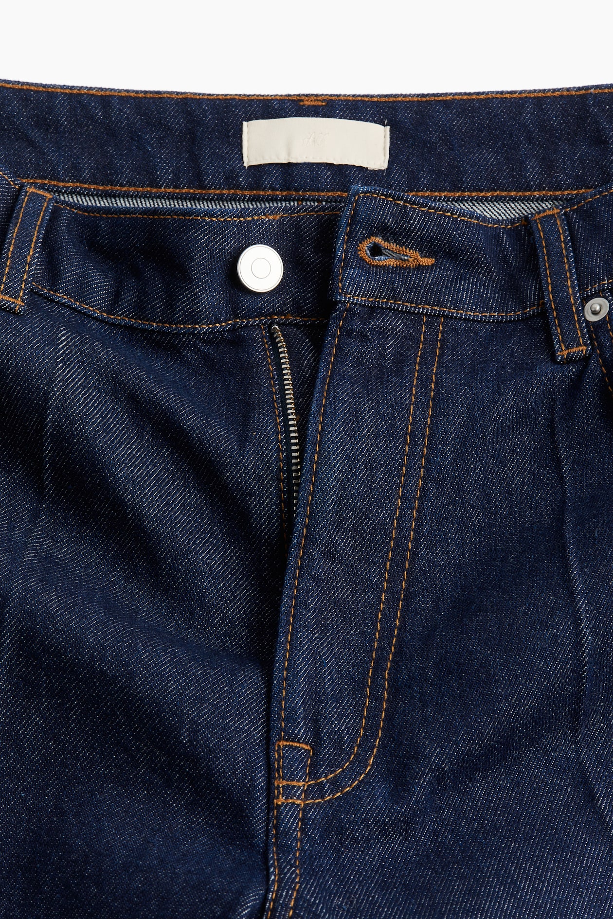 Crease-leg denim trousers - Dark denim blue - Ladies | H&M GB