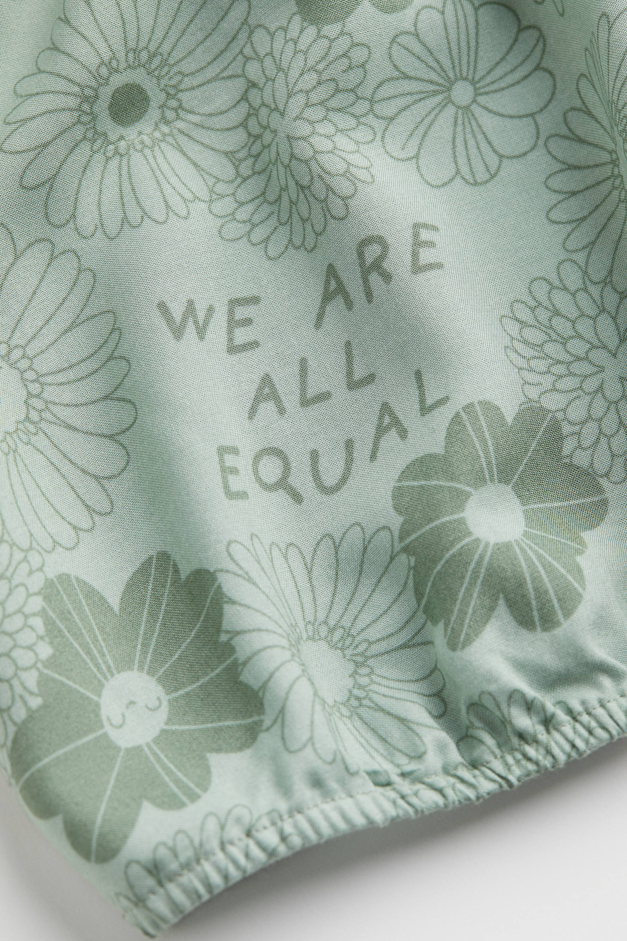 2-piece set - Turquoise/Flowers - Kids | H&M IE