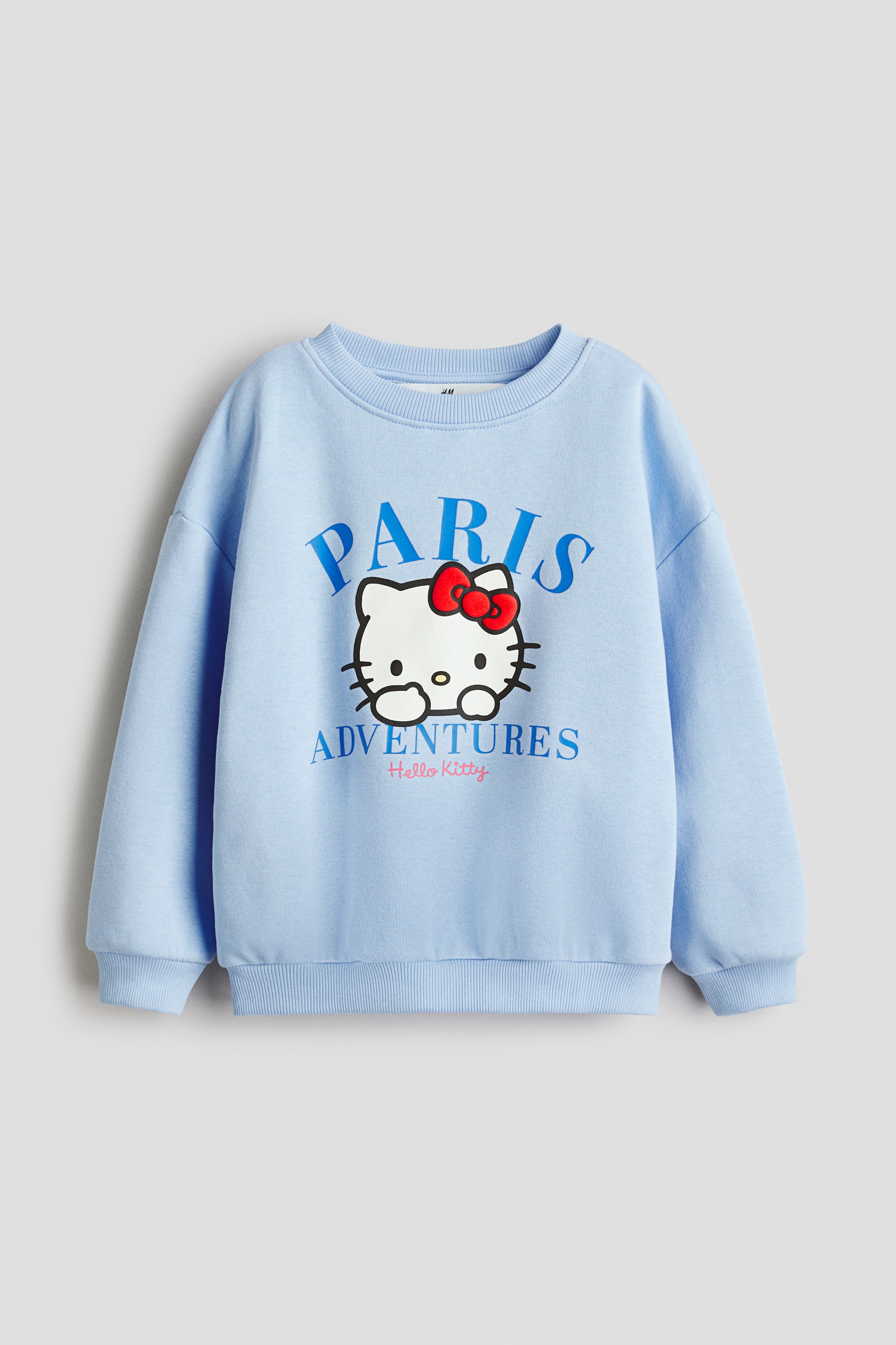 Light blue/Hello Kitty Printed Sweatshirt for kids | H&M US