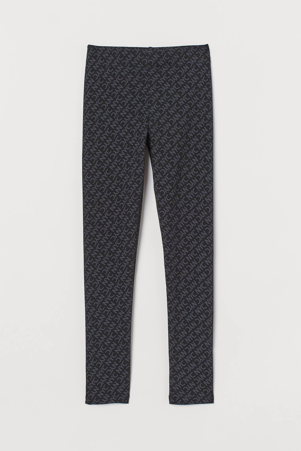 Helanke - Black/Grey patterned - Kids | H&M RS